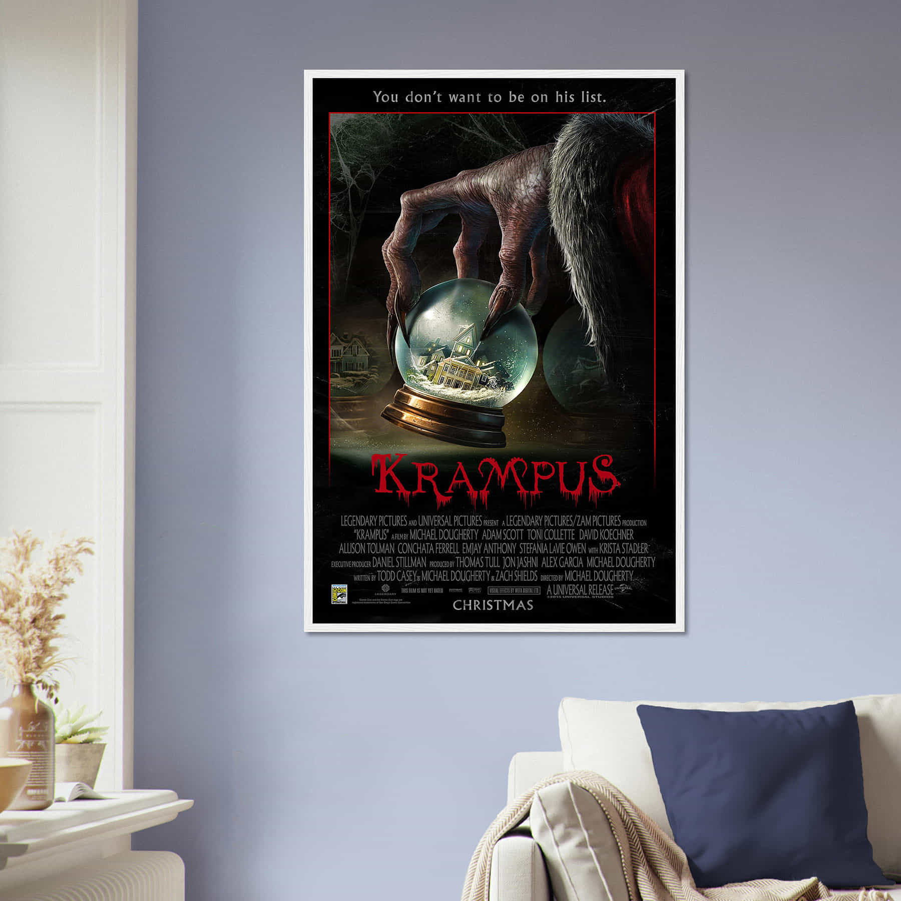 Krampus Movie Poster, Krampus (2015) Classic Vintage Movie Poster ...