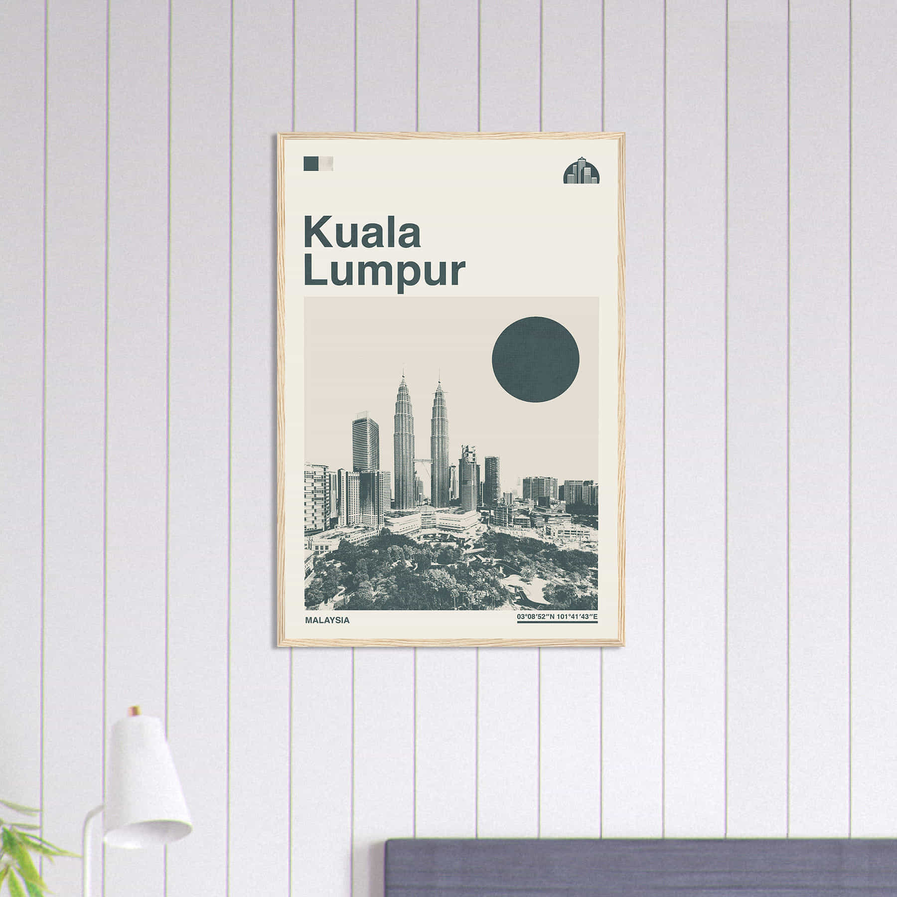 Kuala Lumpur Print, Kuala Lumpur Wall Art, Kuala Lumpur Poster - Citiesbox