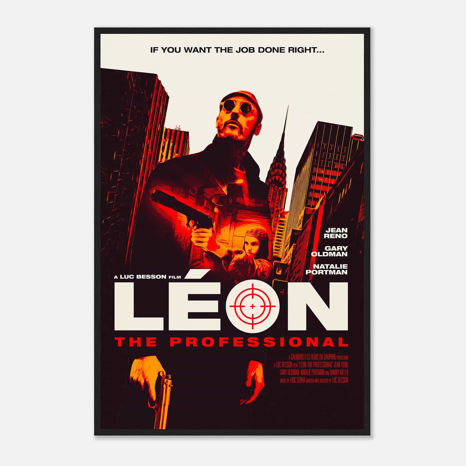 Léon The Professional Movie Poster, Classic Movie Léon The Professional ...