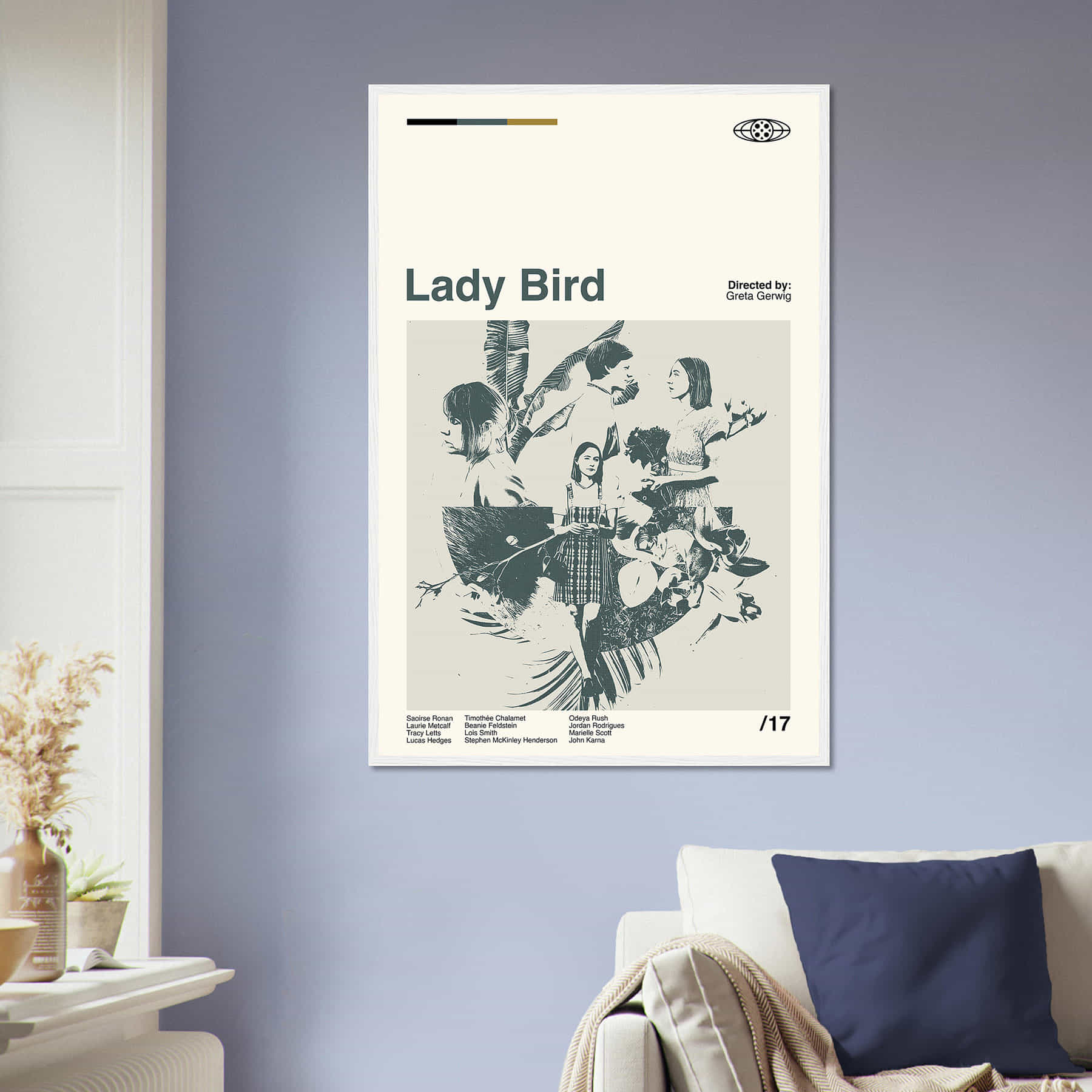 Lady Bird Poster, Lady Bird Print, Greta Gerwig Poster - Citiesbox
