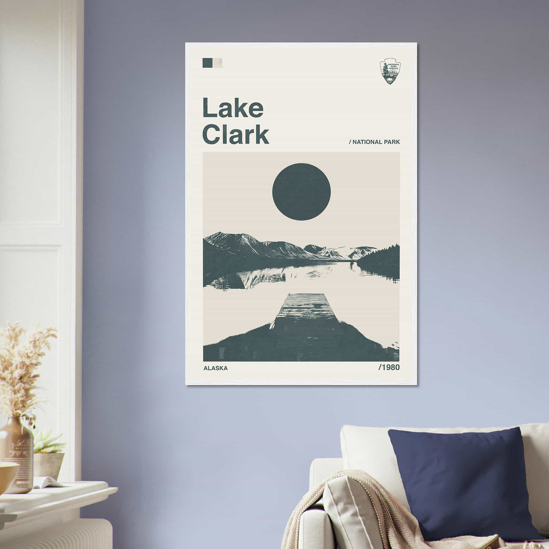 Lake Clark Travel Poster, Lake Clark Poster, Lake Clark Travel Wall Art ...