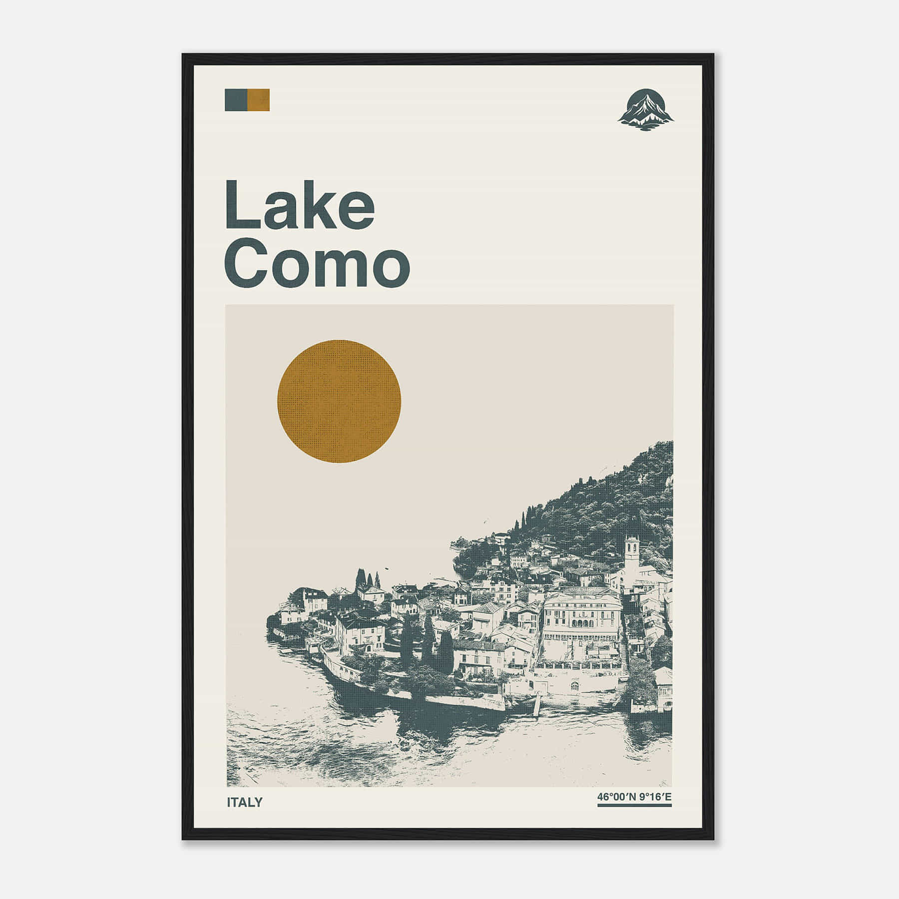 Lake Como Poster, Lake Como Art, Italy Travel Print - Citiesbox