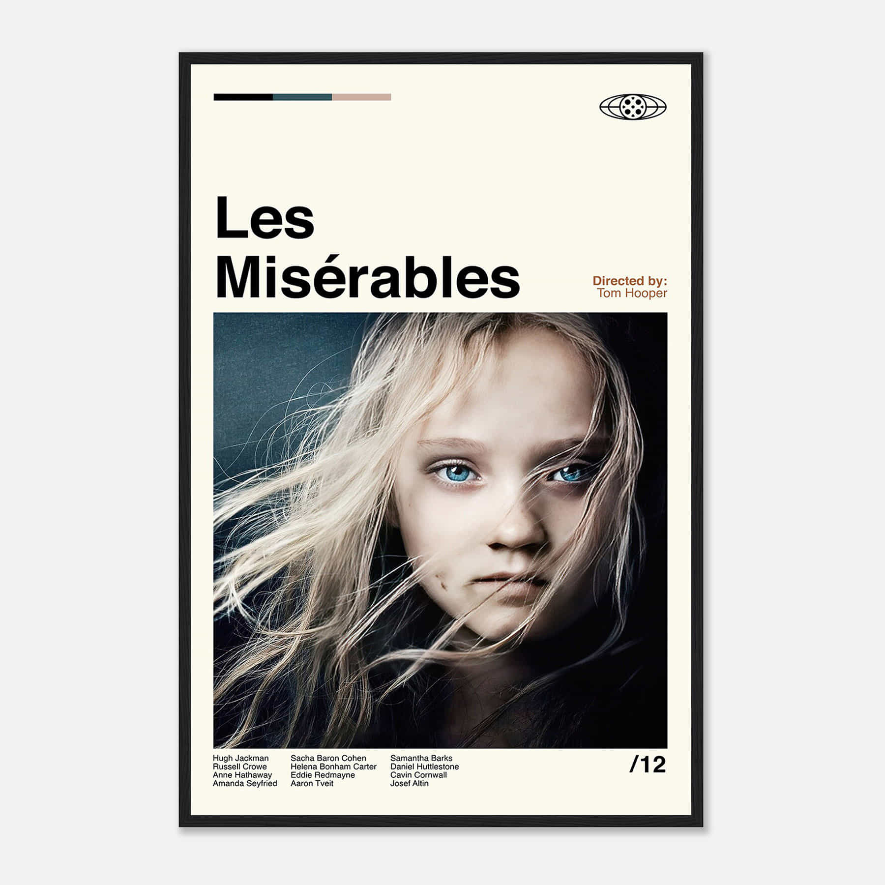 Les Misérables Poster, Tom Hooper, Minimalist Poster - Citiesbox