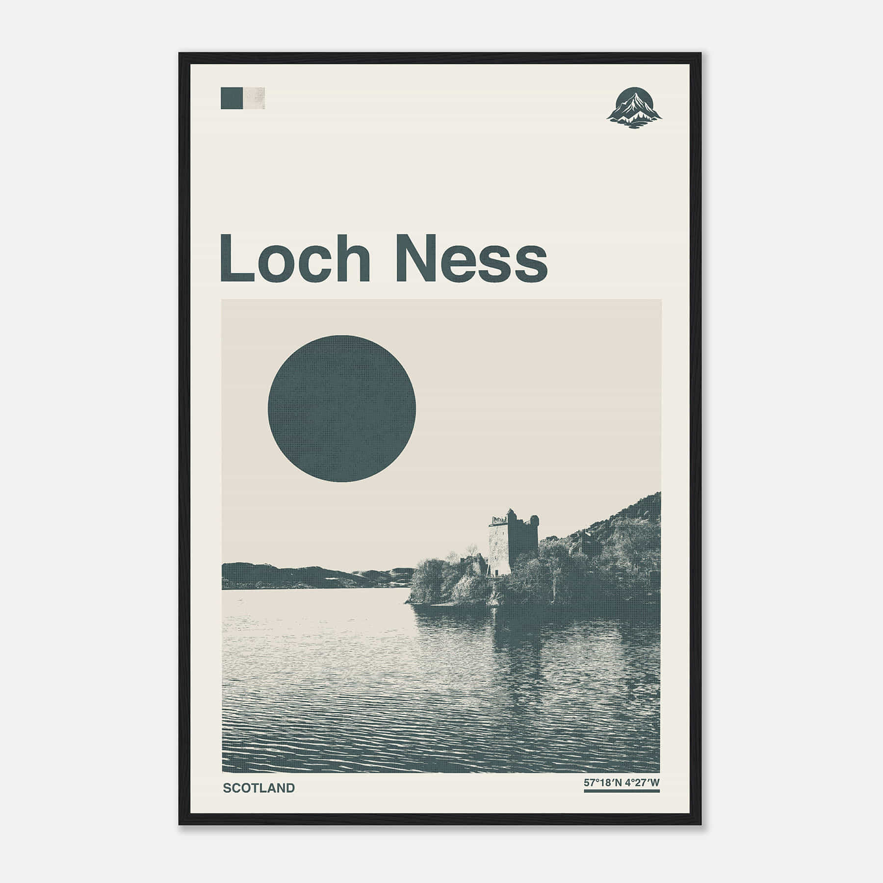 Loch Ness Travel Poster, Loch Ness Poster, Scotland Travel Wall Art ...