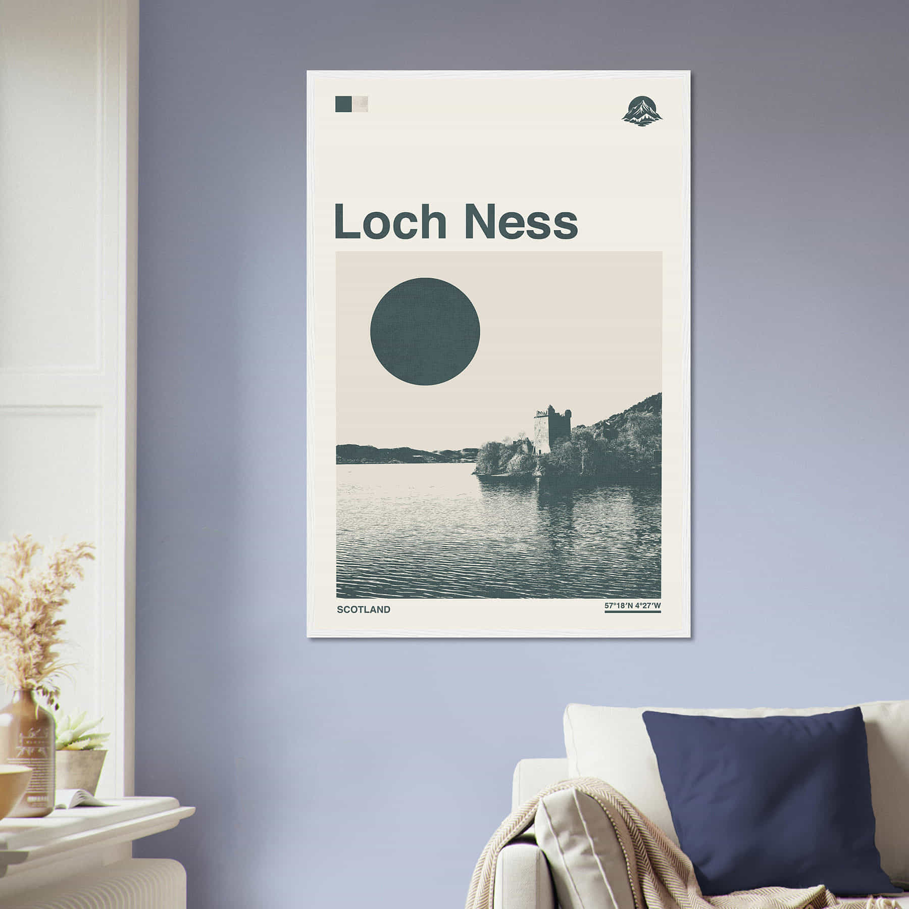 Loch Ness Travel Poster, Loch Ness Poster, Scotland Travel Wall Art ...