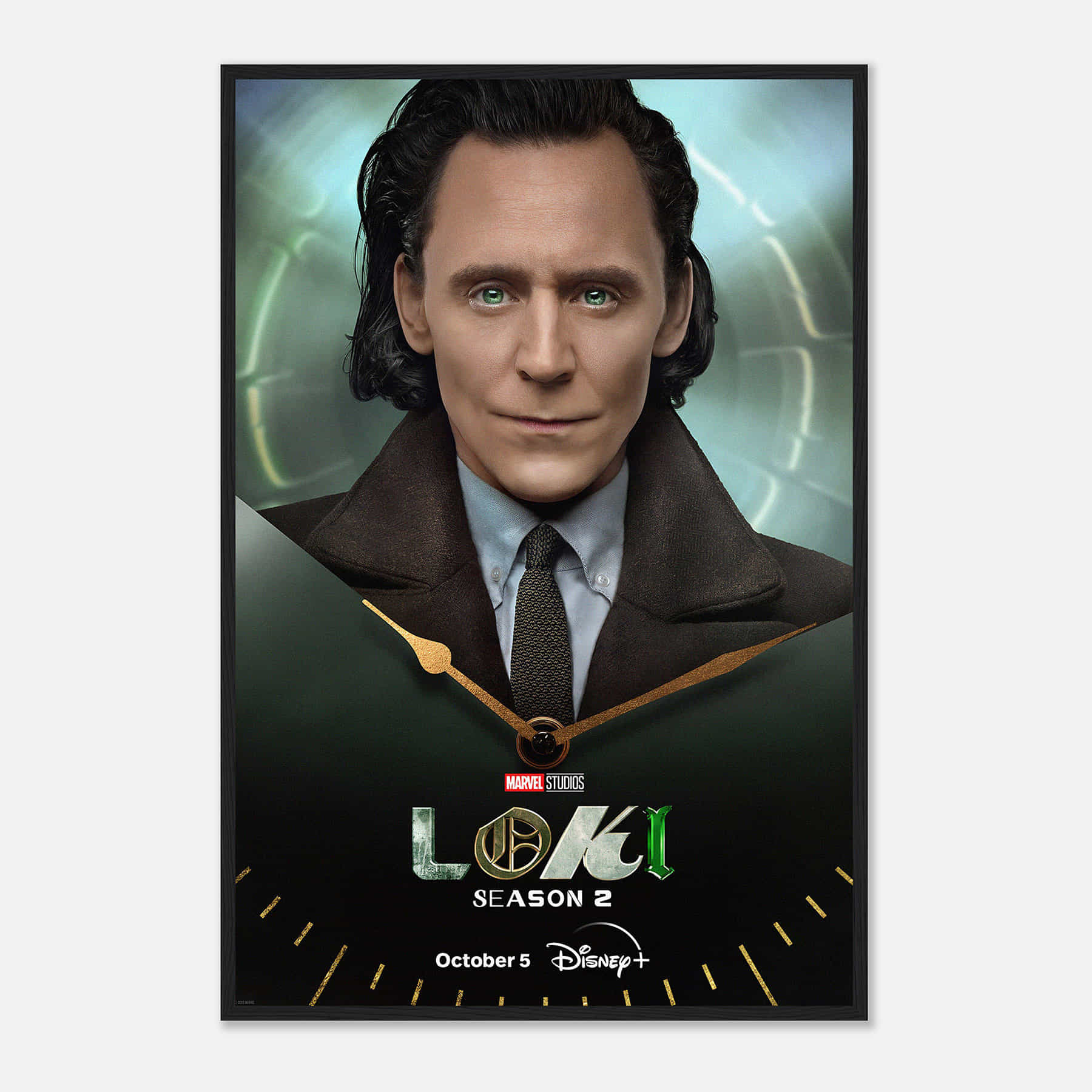 Loki Season 2 Movie Poster, Tom Hiddleston Classic Vintage Film Poster ...