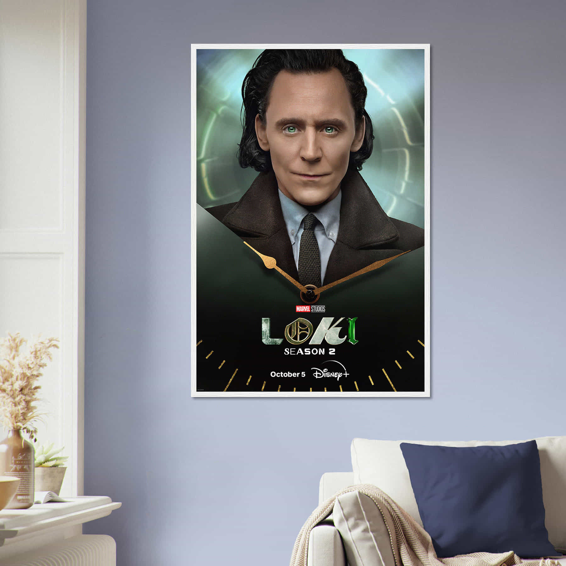 Loki Season 2 Movie Poster, Tom Hiddleston Classic Vintage Film Poster ...