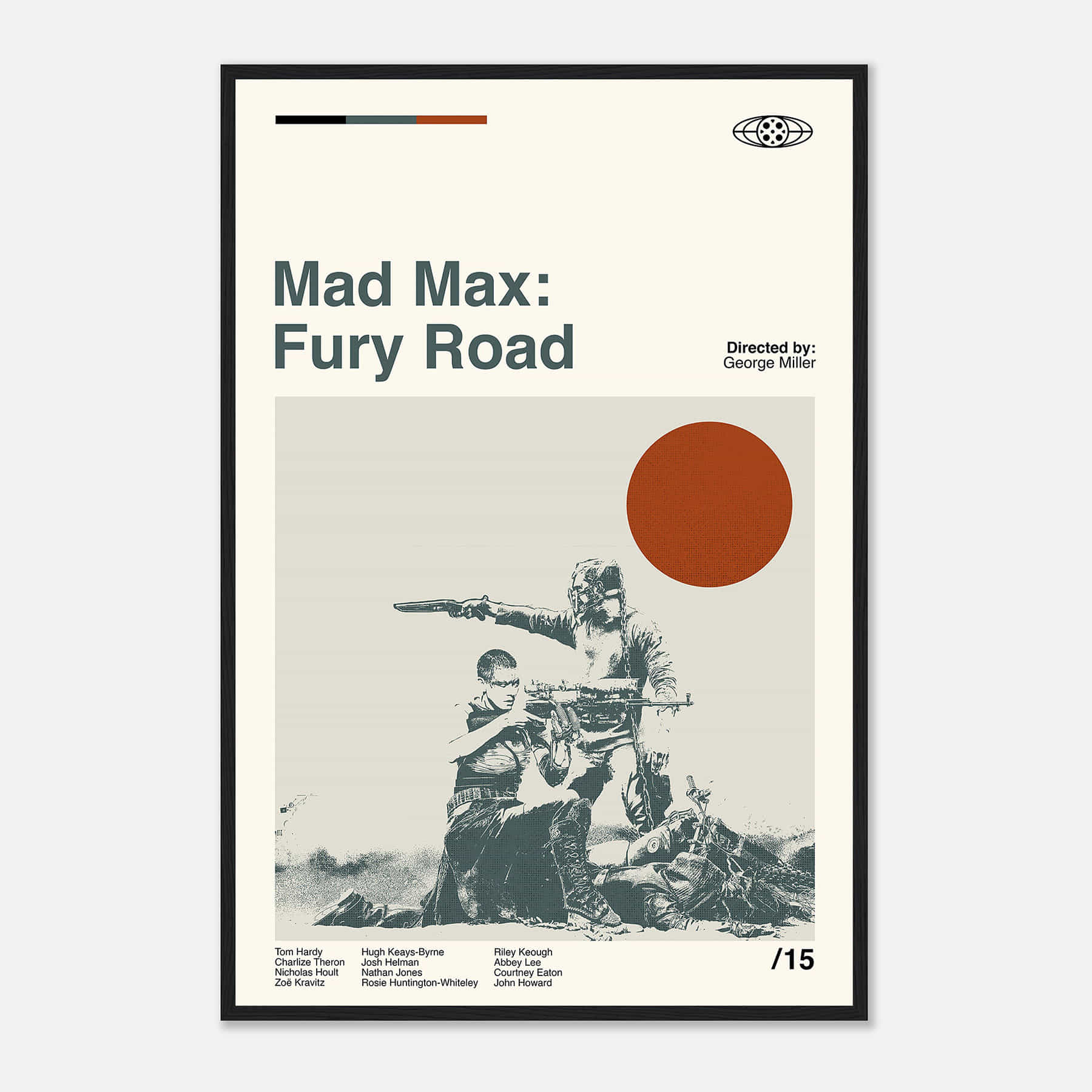 Mad Max Poster, Mad Max Print, Minimalist Movie - Citiesbox
