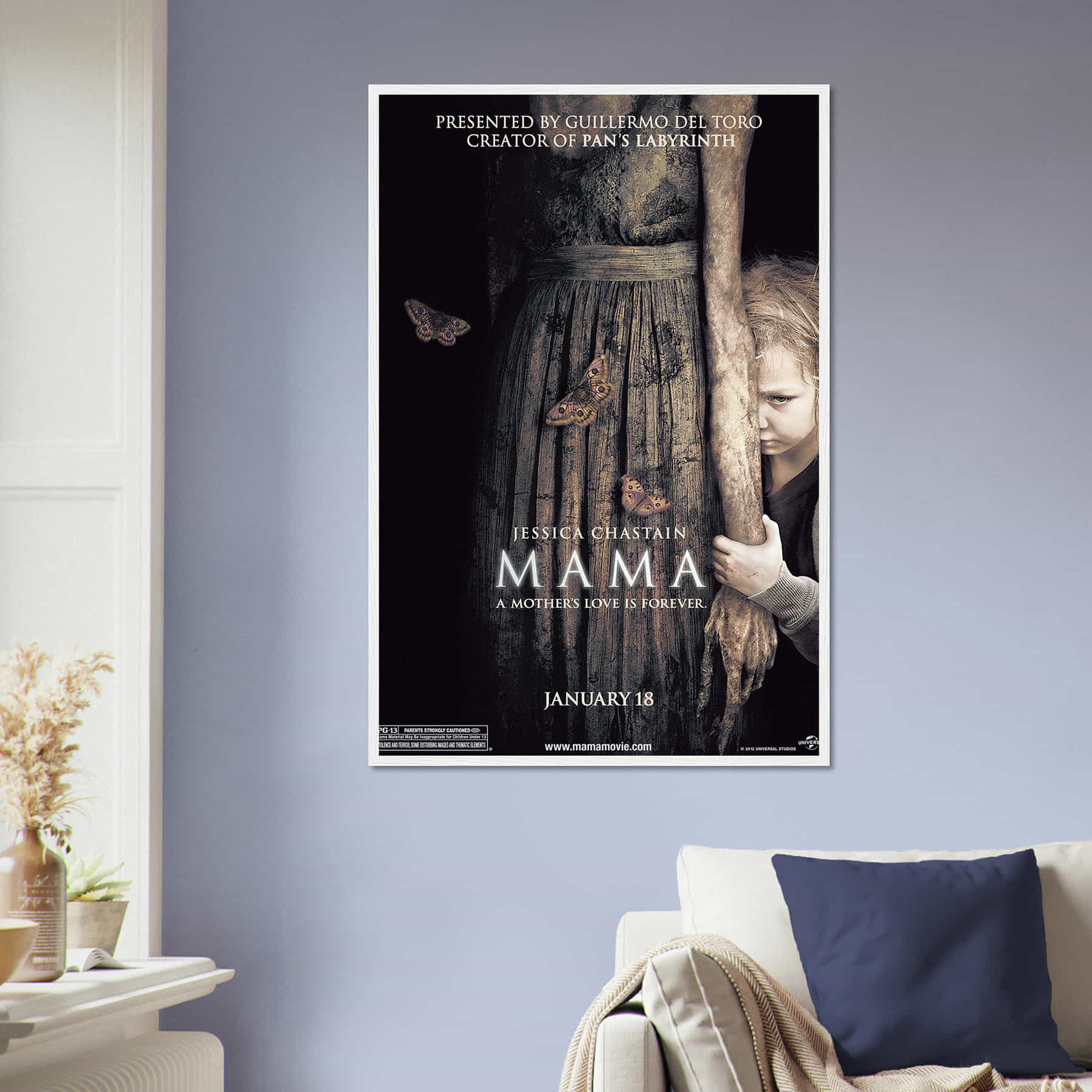 Mama Horror Movie Poster, Mama (2013) Vintage Movie Poster, Classic ...