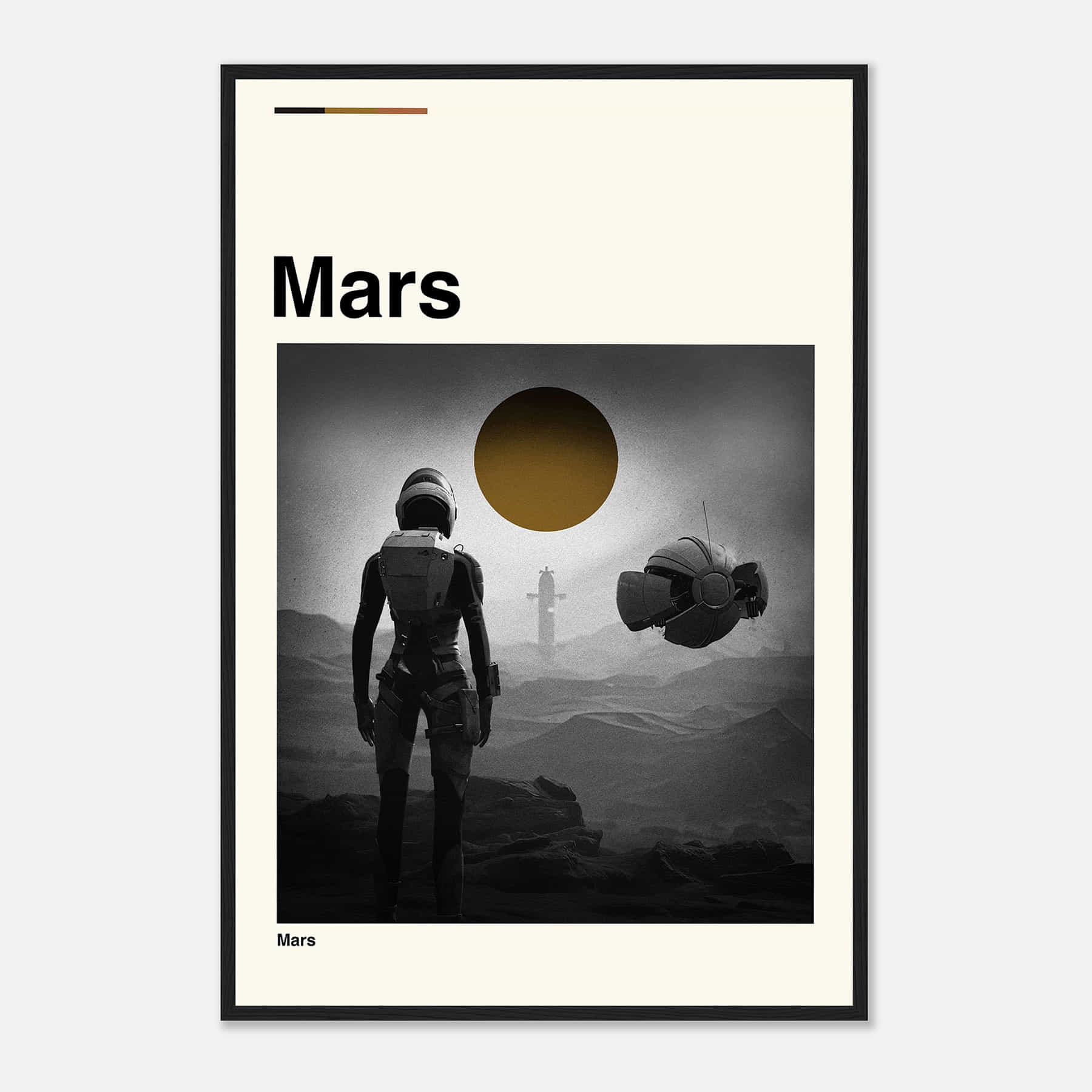 Mars Movie Poster, Mars Movie, Minimalist Movie Poster - Citiesbox