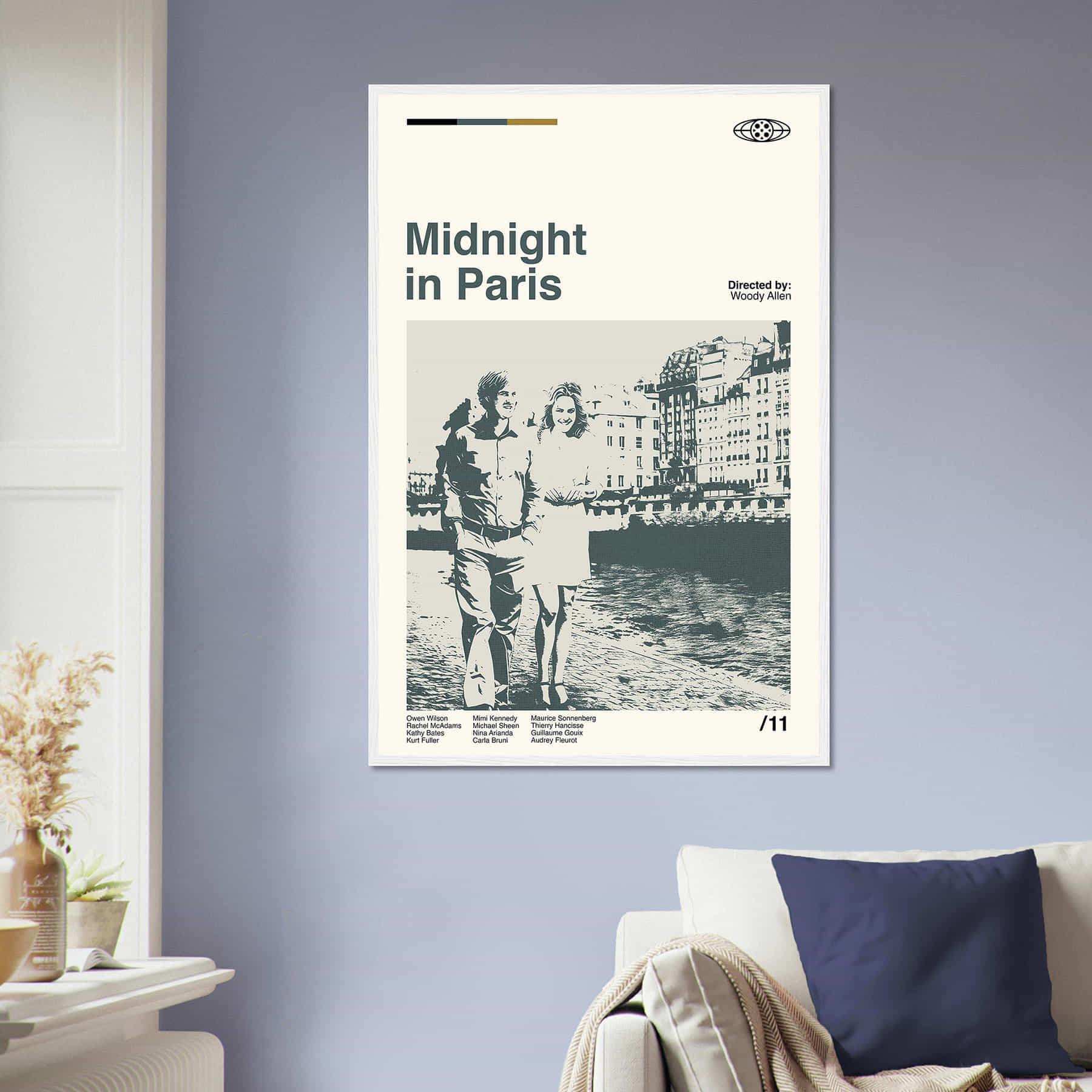 Midnight in Paris Poster, Woody Allen, Modern Poster - Citiesbox