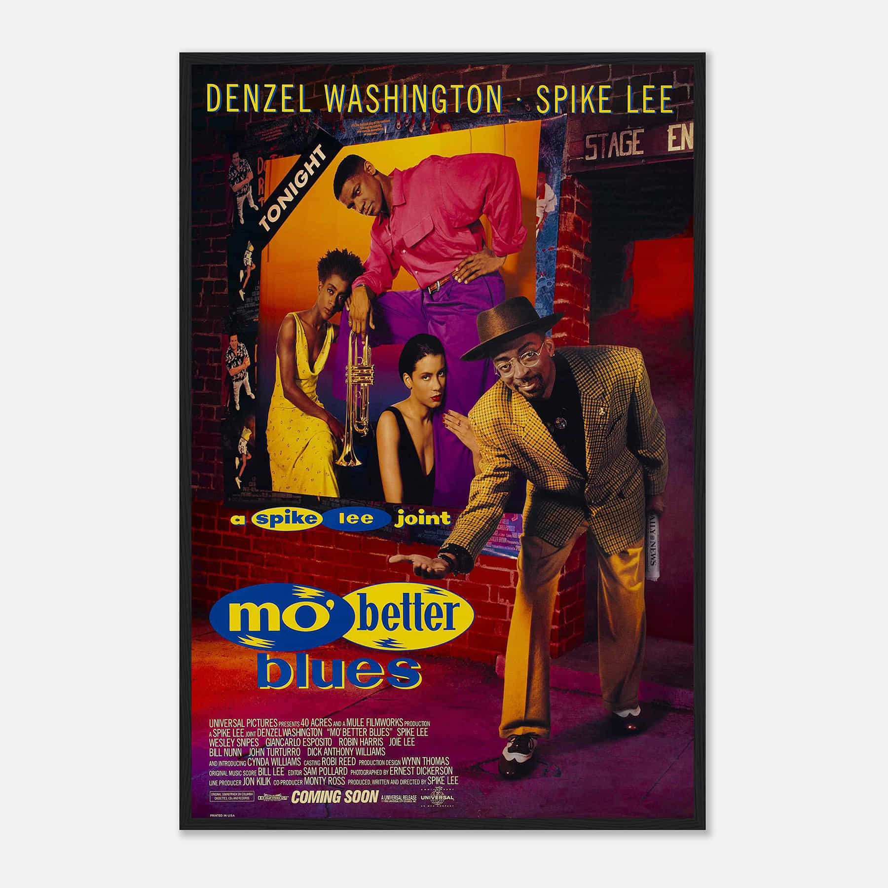 Mo' Better Blues Movie Poster, Mo' Better Blues (1990) Classic Movie ...