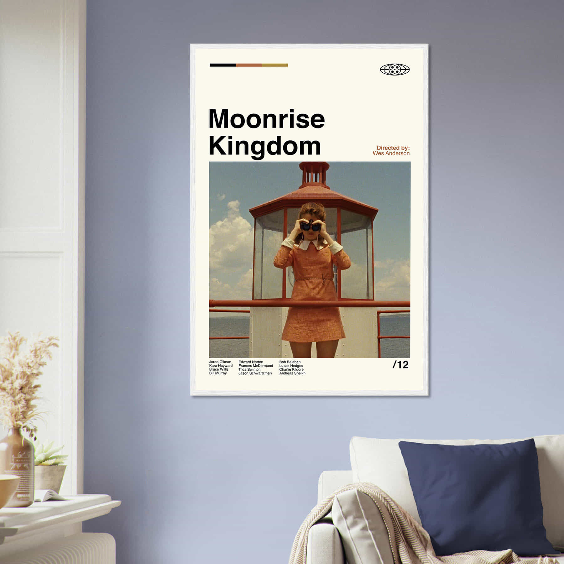 Moonrise Kingdom Poster, Wes Anderson, Minimalist Movie Poster - Citiesbox