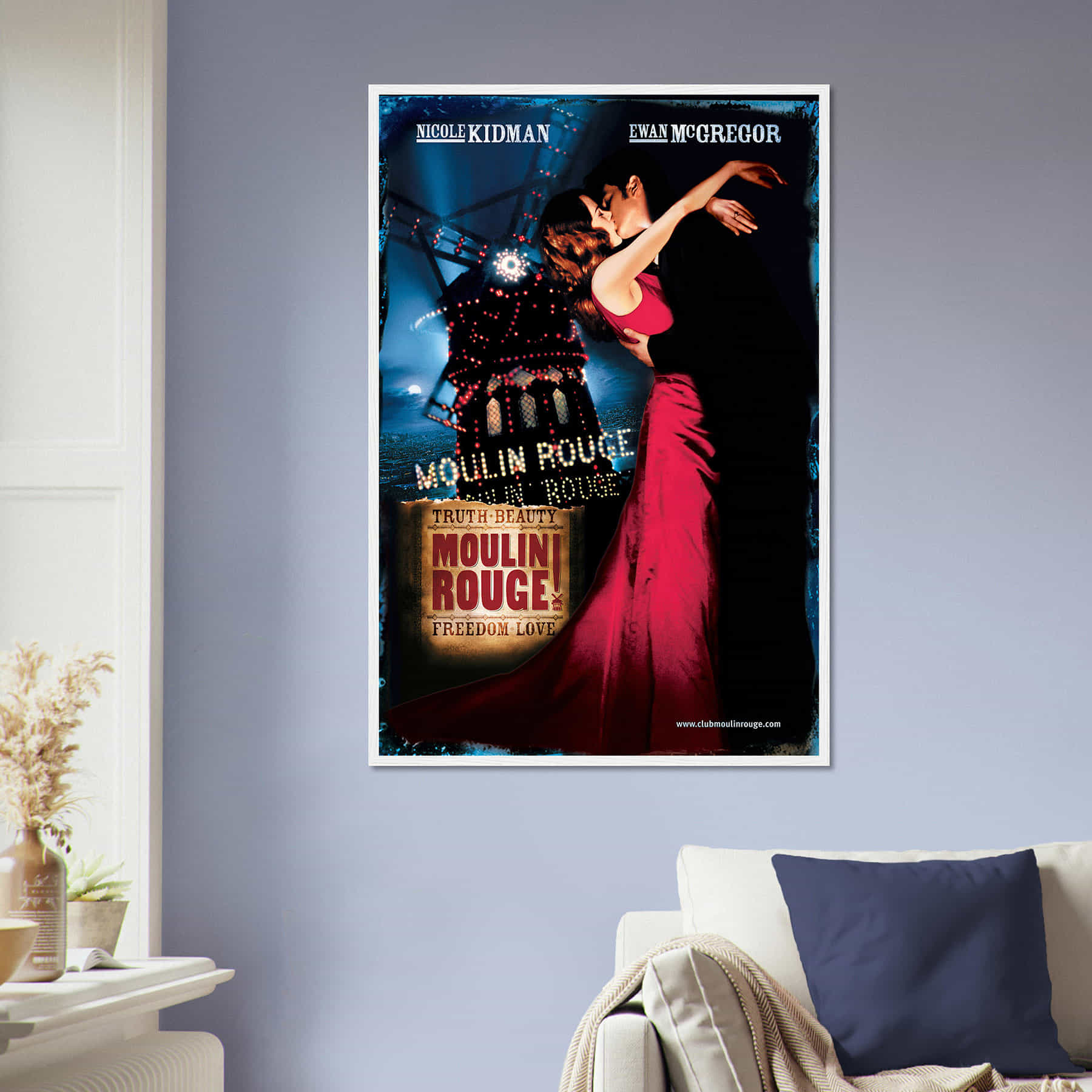 Moulin Rouge! (2001) Movie Poster, Nicole Kidman Classic Movie Moulin ...