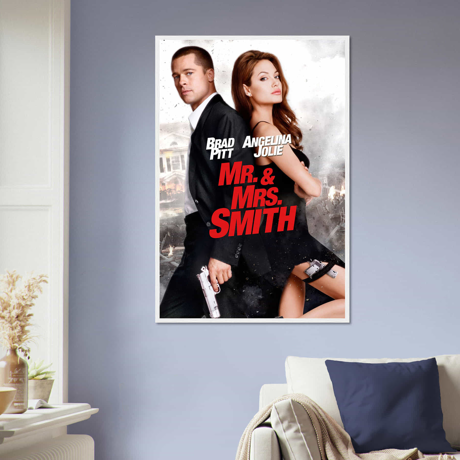 Mr. & Mrs. Smith Movie Poster, Classic Movie Mr. Mrs. Smith Poster ...