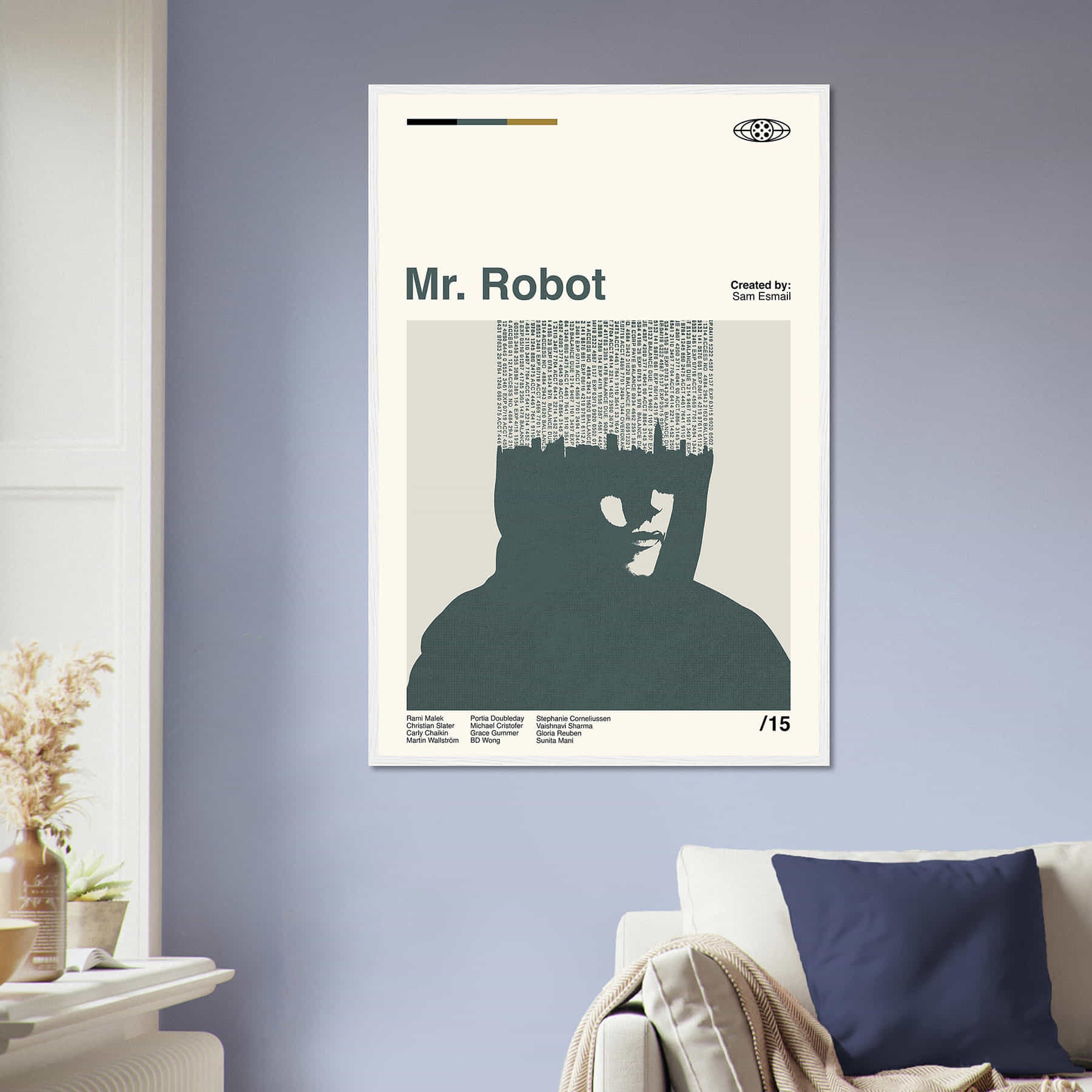 Mr. Robot Poster, Mr Robot Print, Mr Robot Art - Citiesbox
