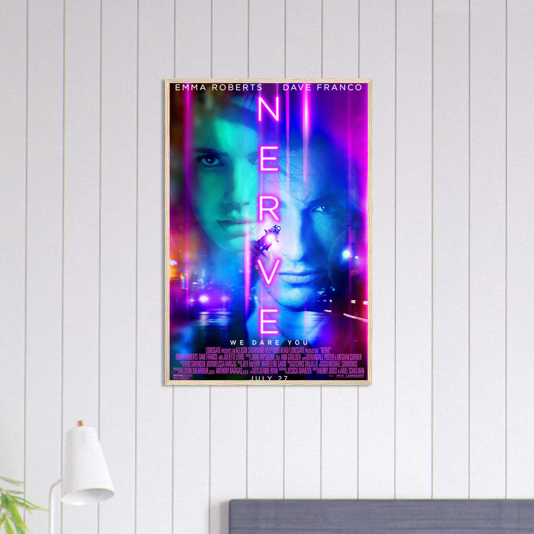 Nerve (2016) Movie Poster, Nerve Classic Fiction Movie Poster, Classic ...