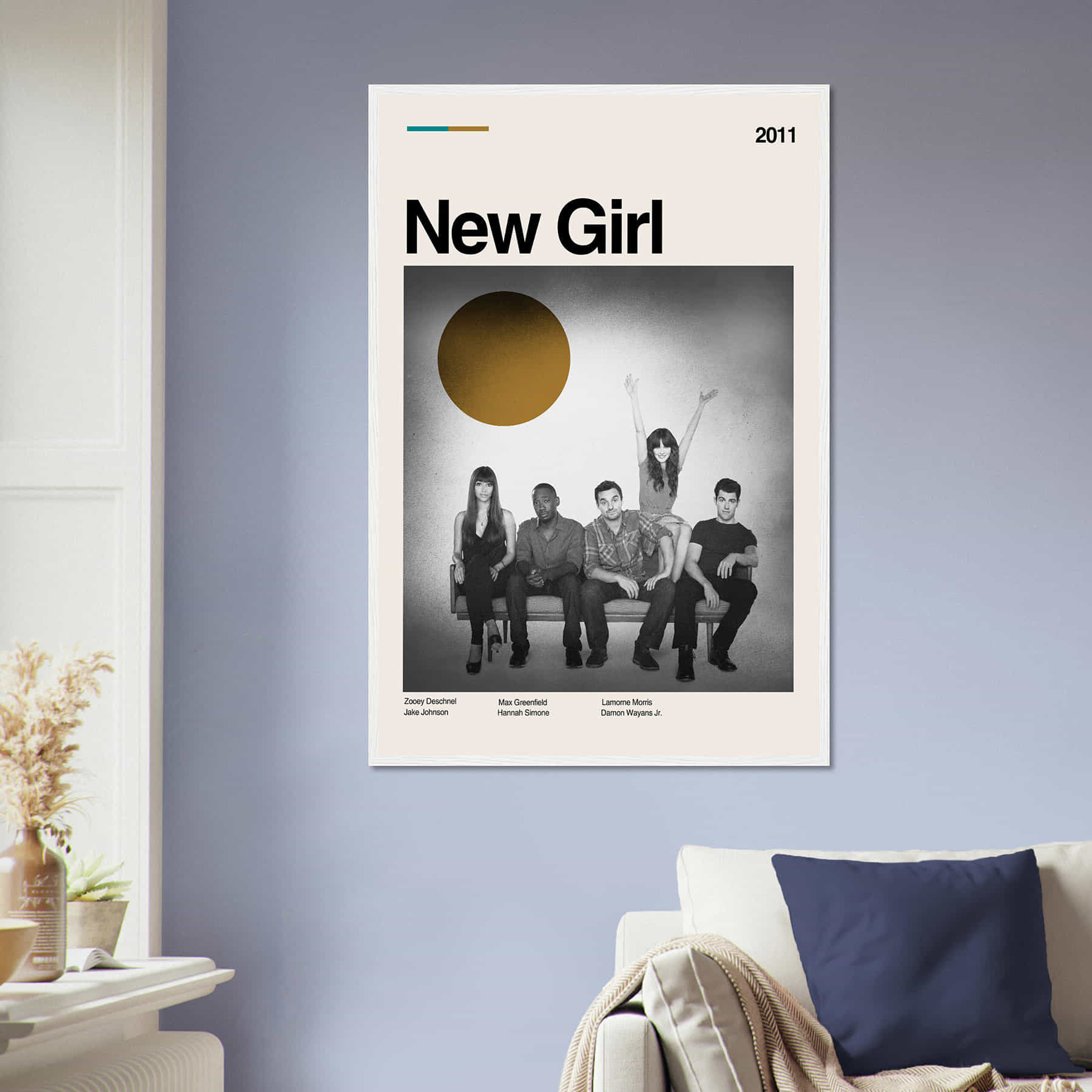 New Girl Movie, New Girl Poster, Minimalist Movie Poster - Citiesbox