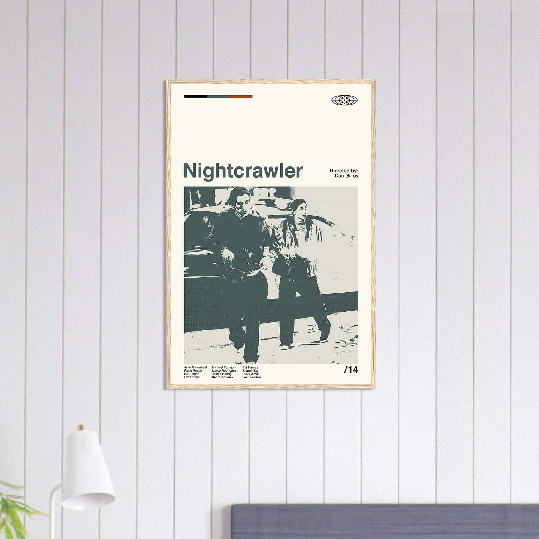 Nightcrawler Movie Poster, Nightcrawler Print, Modern Movie Poster ...