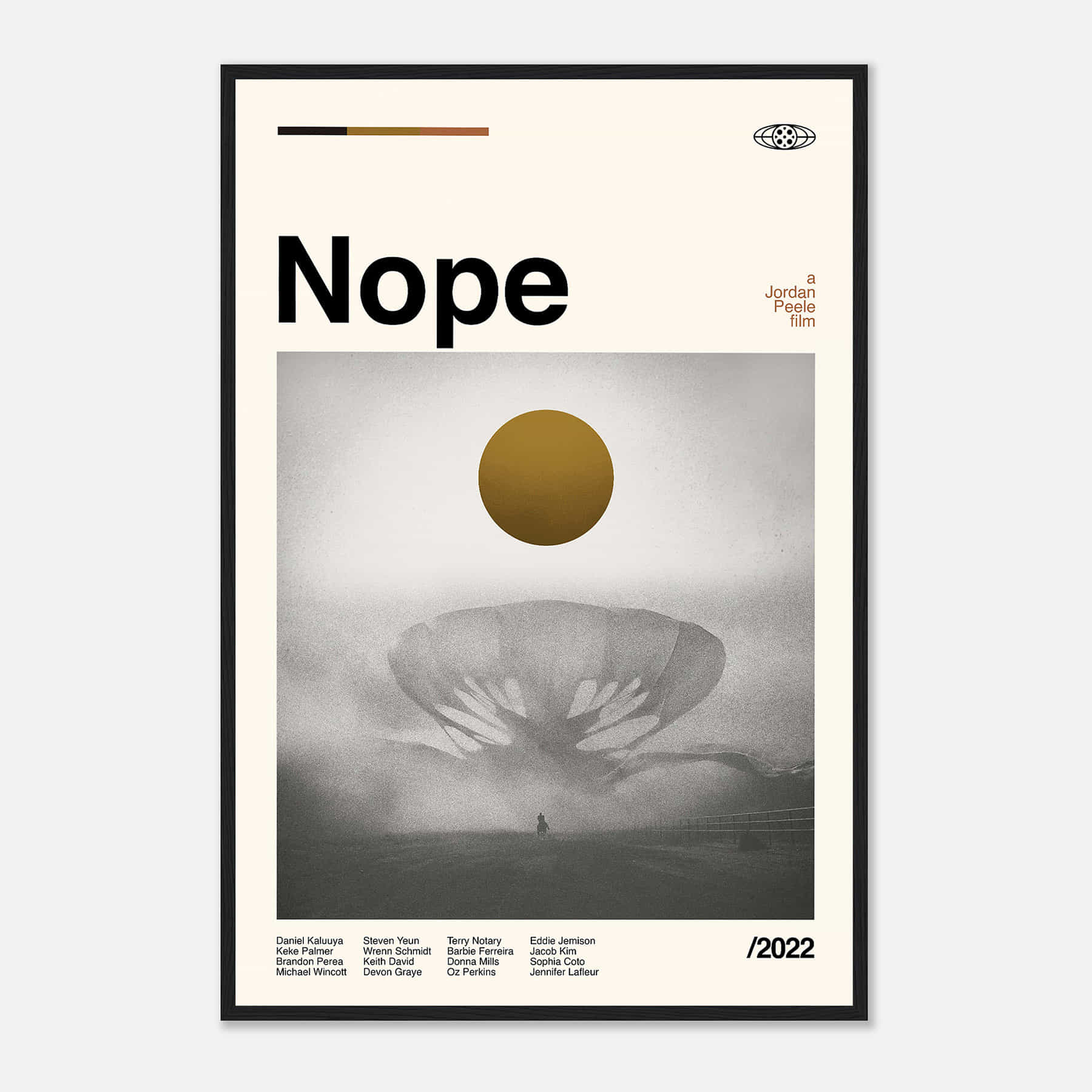 Nope Movie Poster, Jordan Peel, Minimalist Movie Poster - Citiesbox