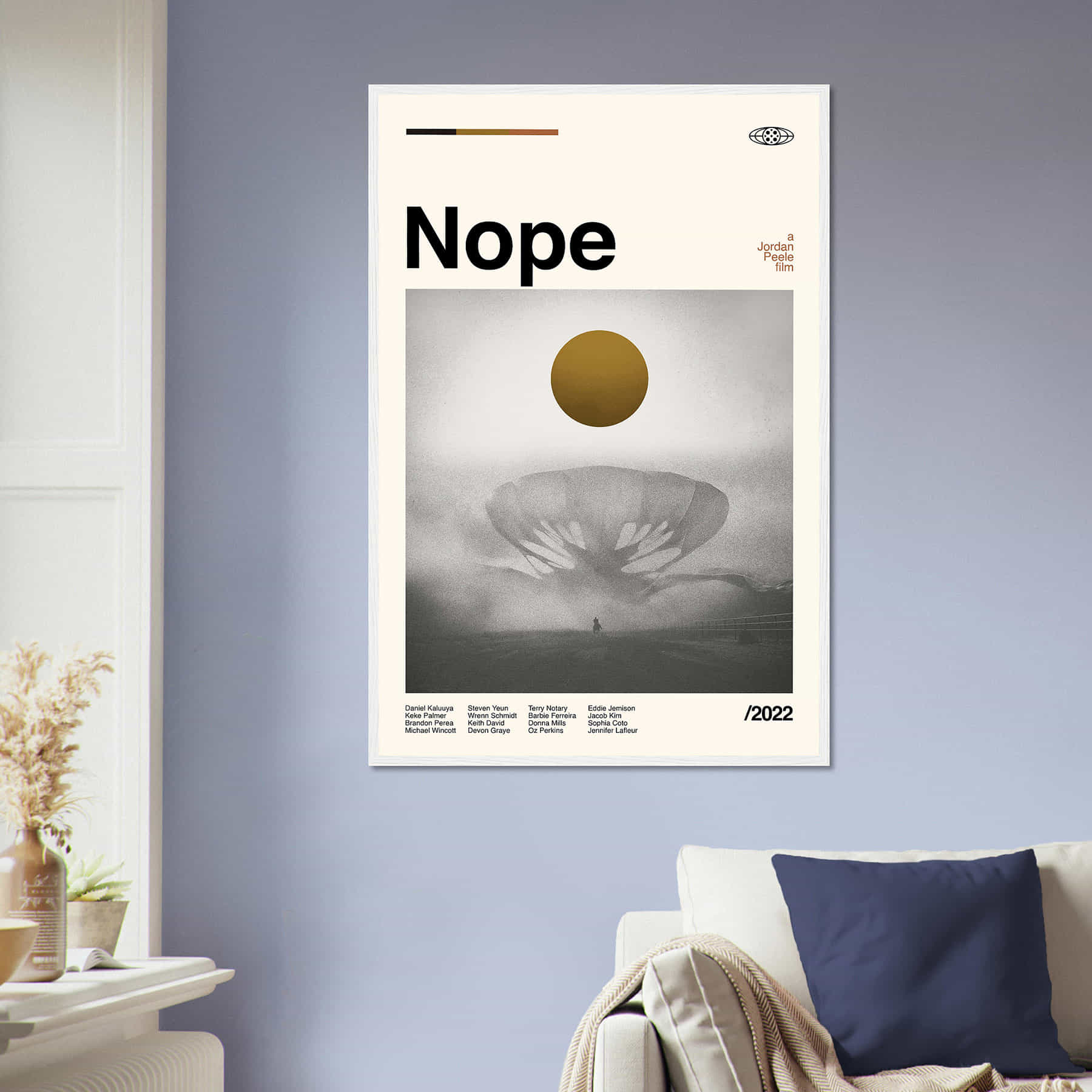Nope Movie Poster, Jordan Peel, Minimalist Movie Poster - Citiesbox