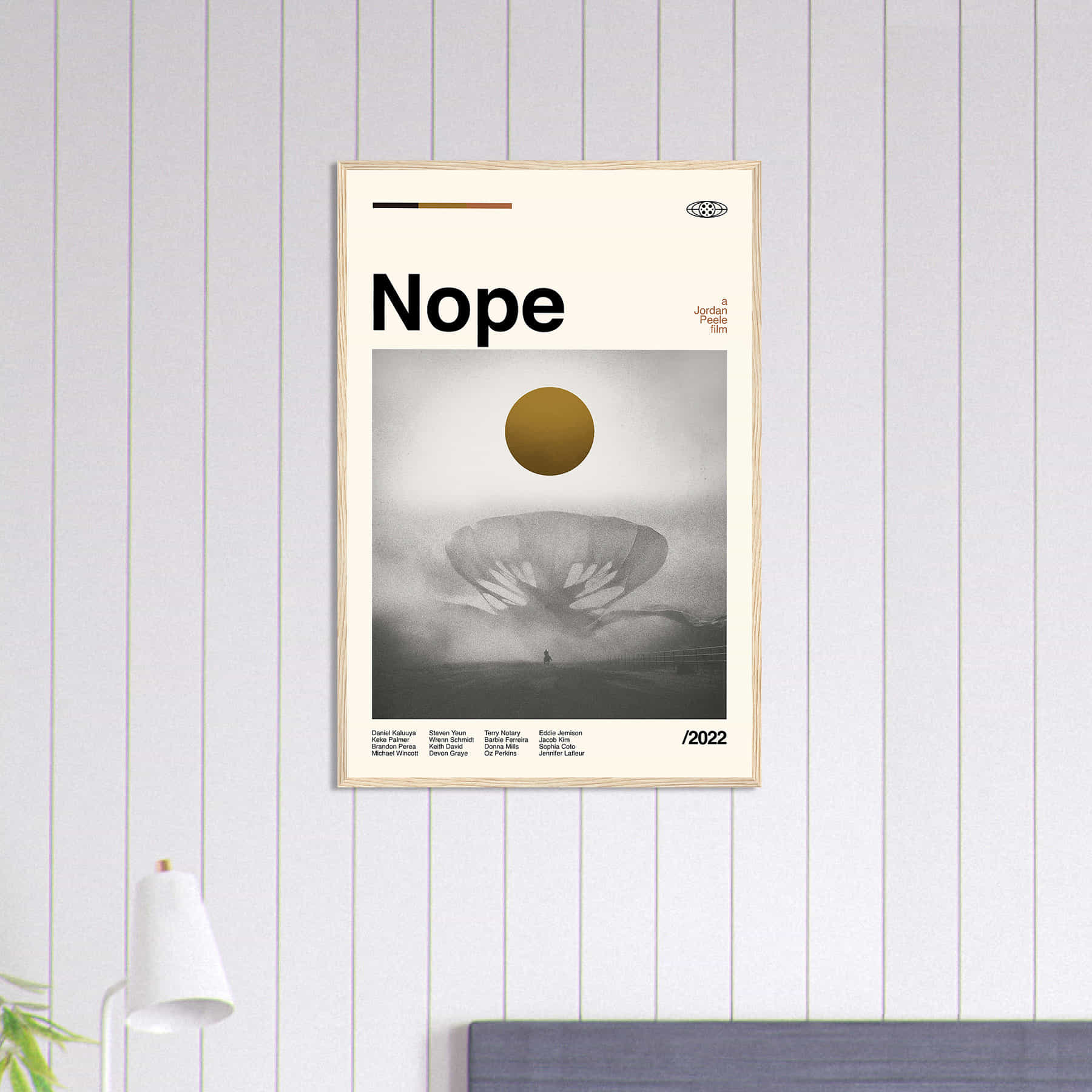 Nope Movie Poster, Jordan Peel, Minimalist Movie Poster - Citiesbox