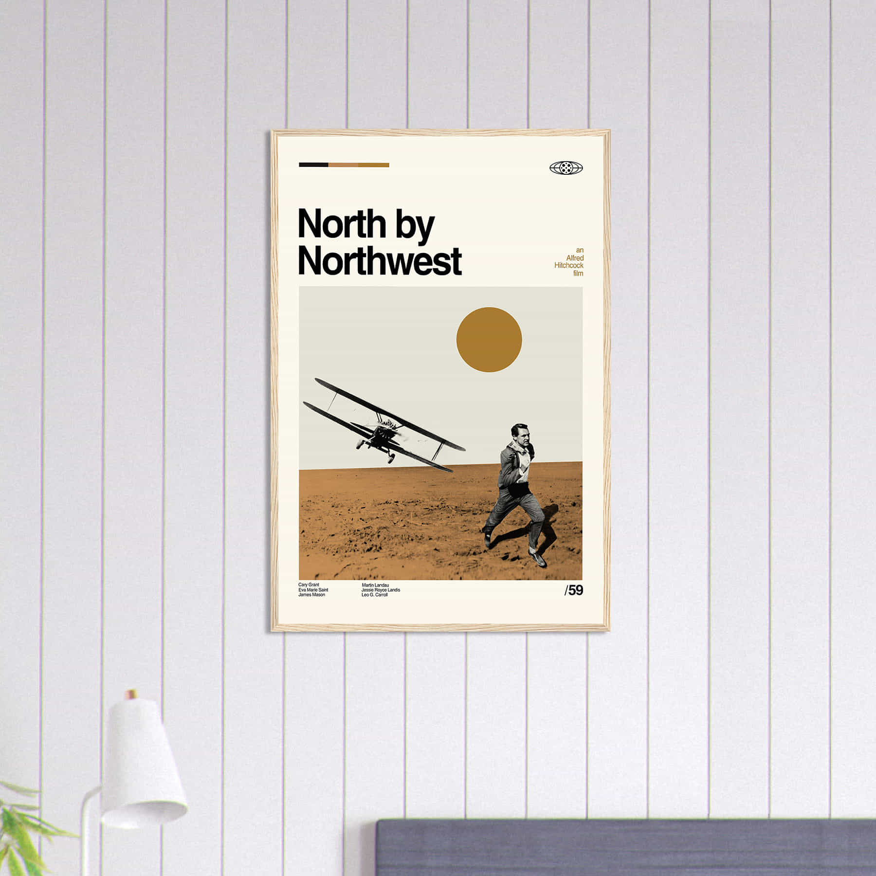 North By Northwest Poster, Minimalist Movie Poster, Retro Movie Poster ...