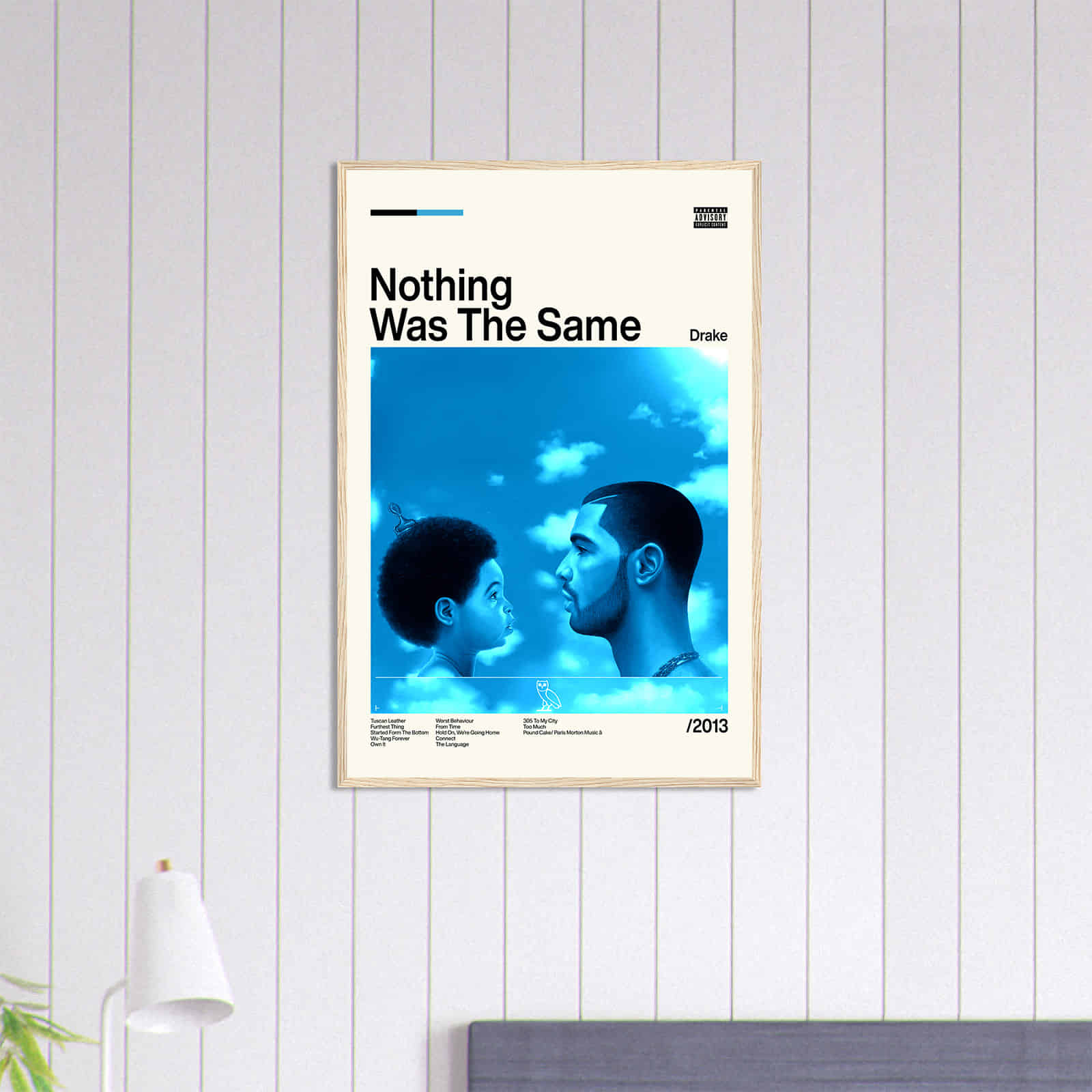 Nothing Was The Same Poster, Mid Century Modern Poster, Printable Art ...