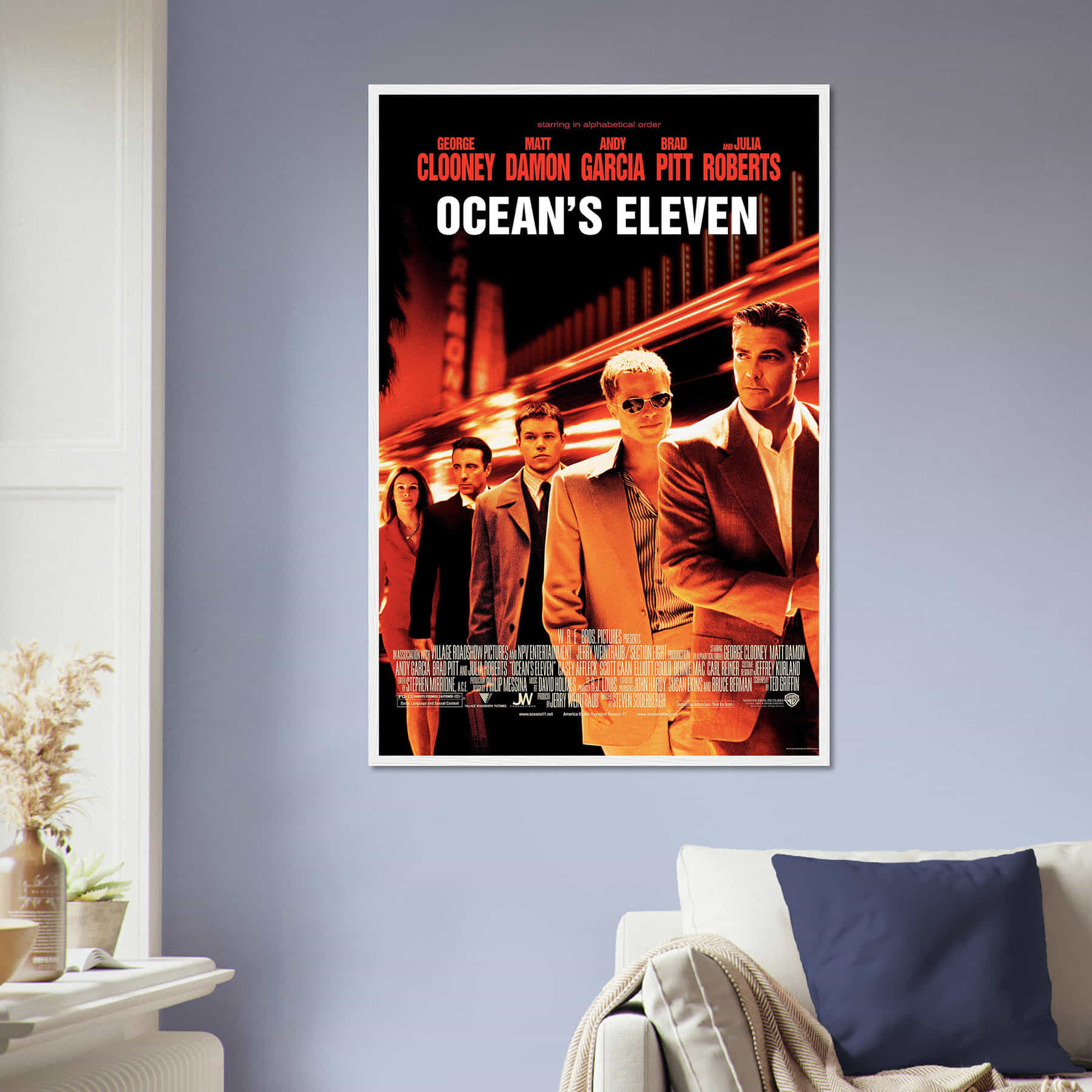 Ocean's Eleven (2001) Movie Poster, Ocean's Eleven Classic Vintage ...