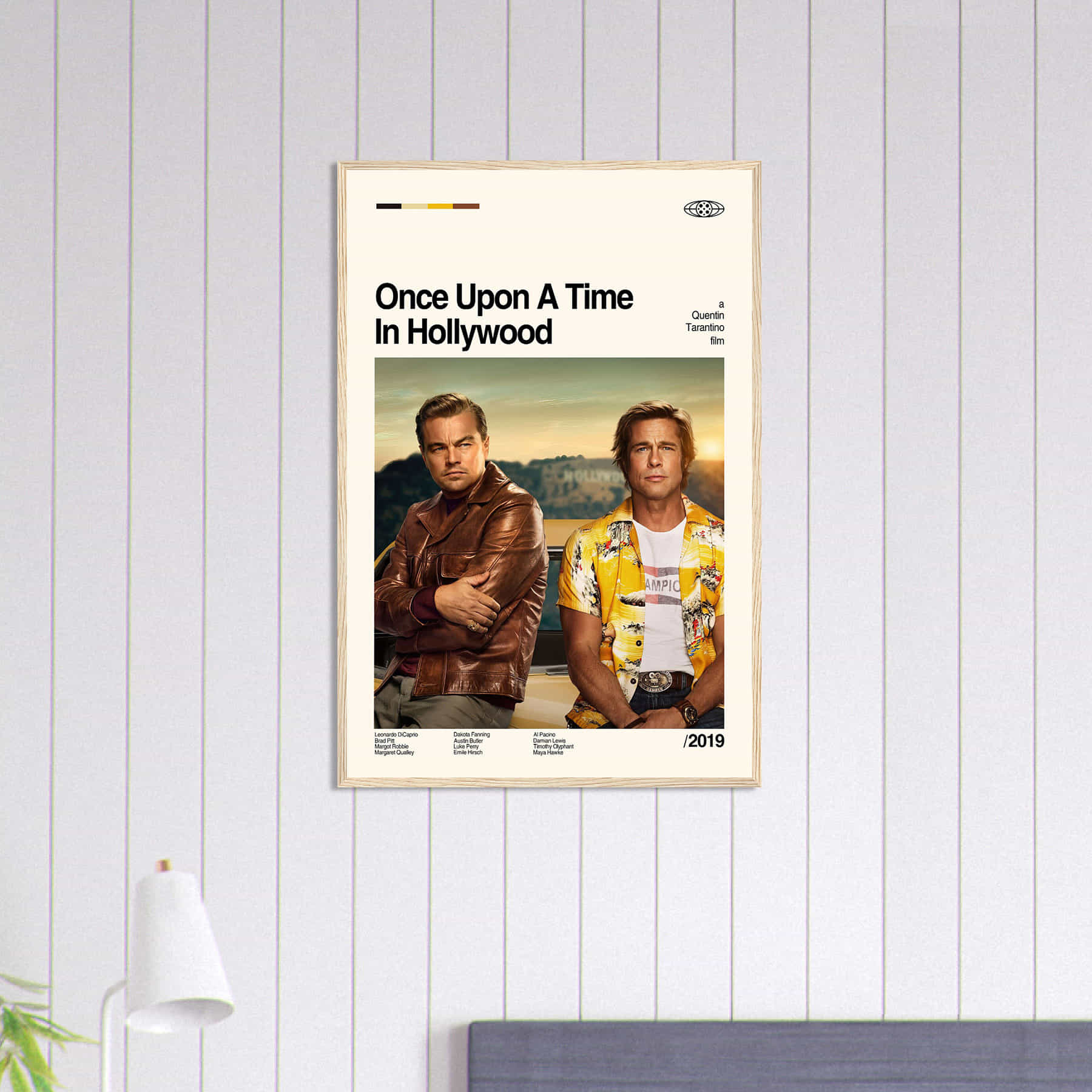 Once Upon A Time In Hollywood Poster, Retro Poster, Minimalist Art ...