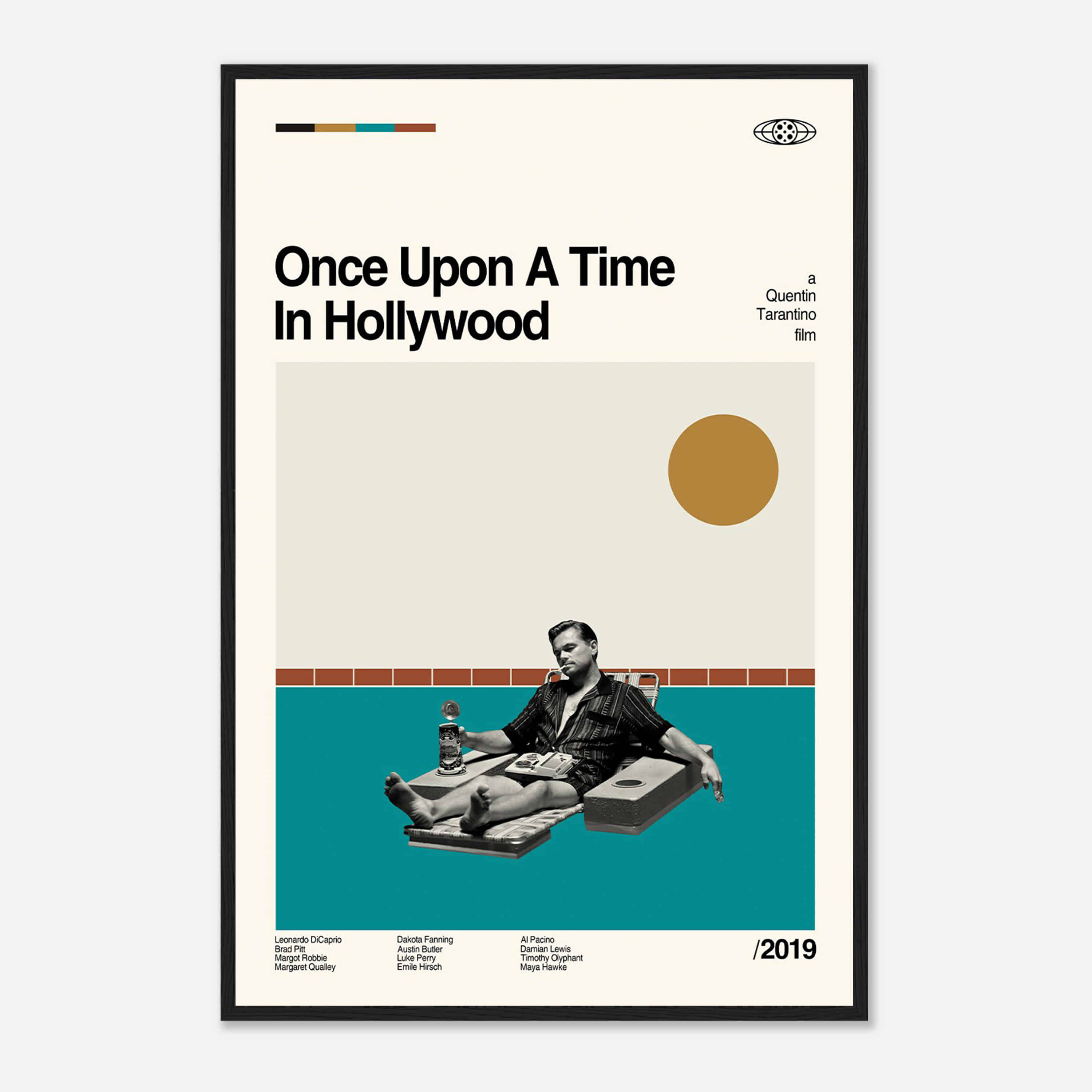 Once Upon a Time in Hollywood, Quentin Tarantino, Movie Poster - Citiesbox