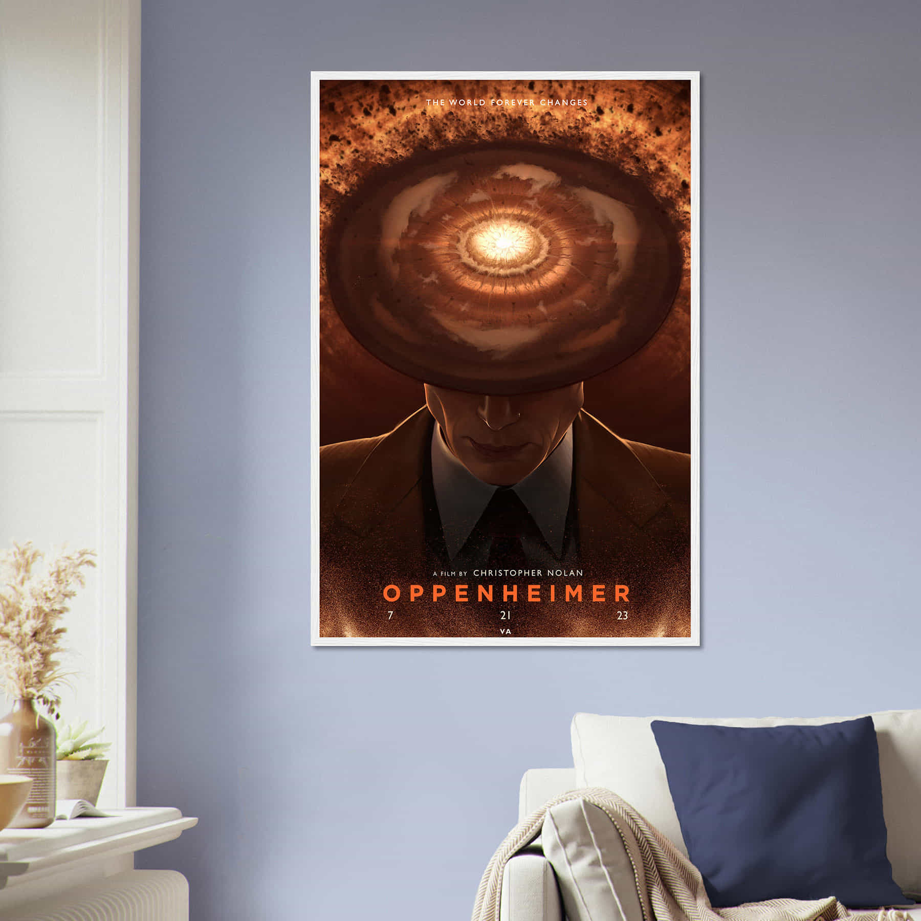 Oppenheimer Movie Poster, Cillian Murphy Classic Vintage Movie Poster ...