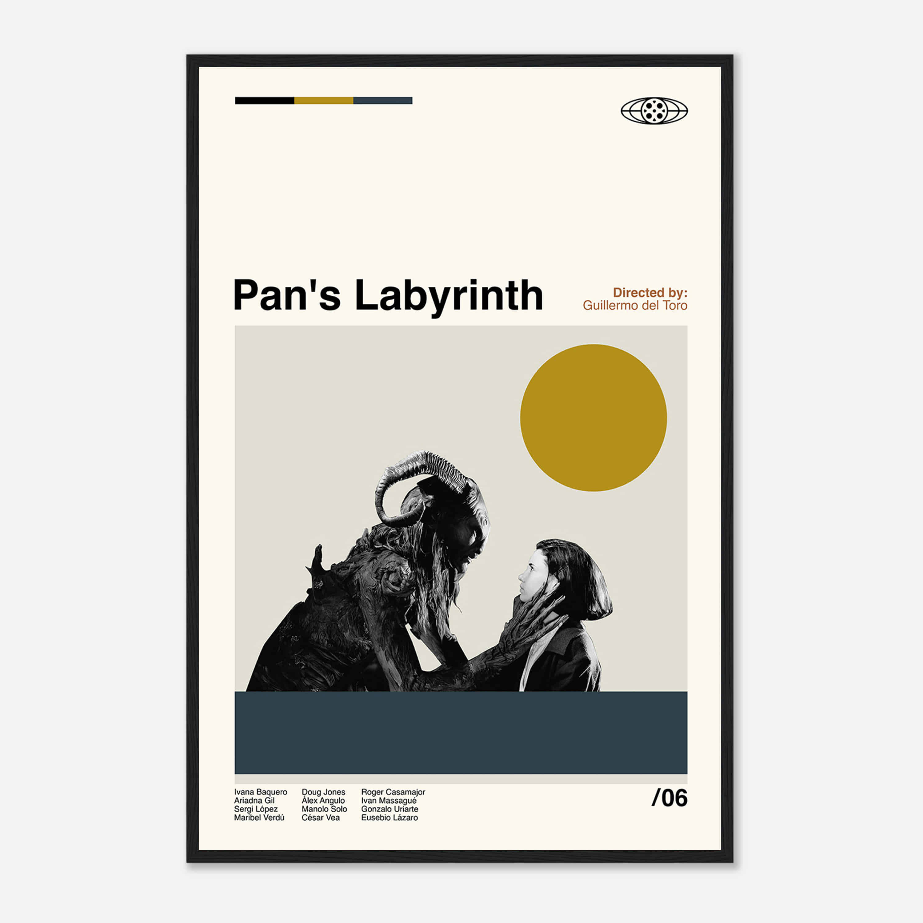 Pan's Labyrinth Poster, Guillermo del Toro, Minimalist Movie Poster ...