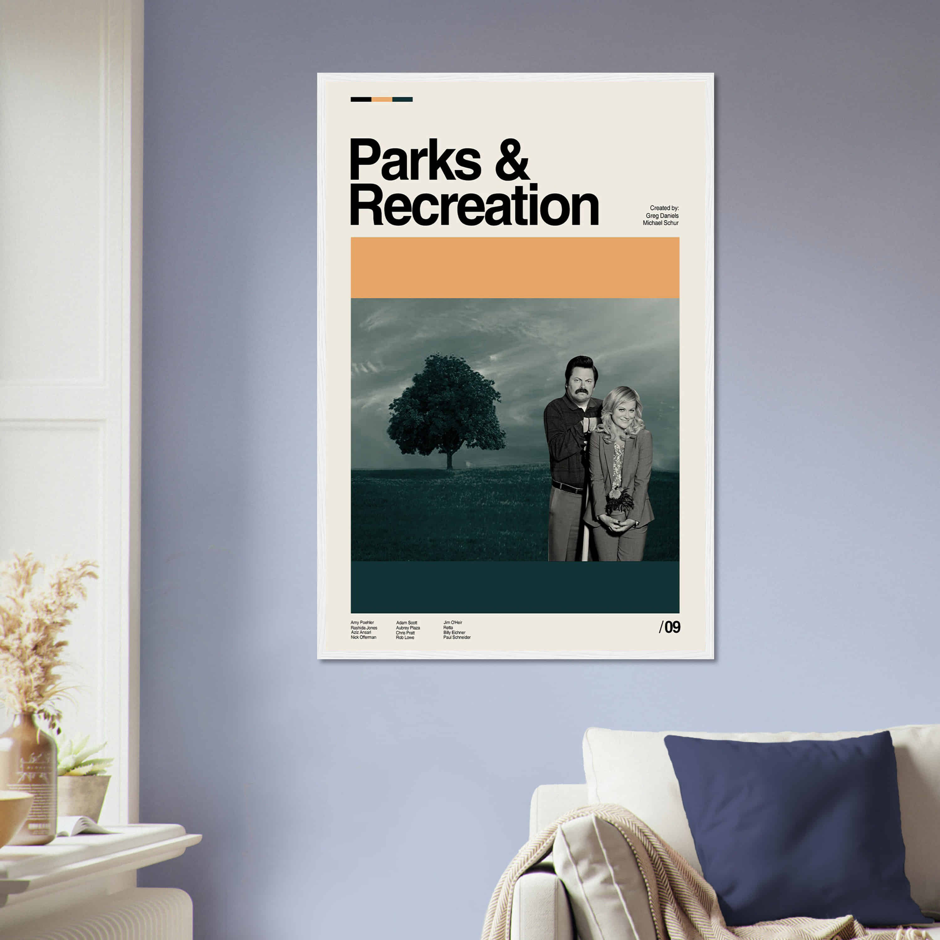 Parks & Rec Poster, Retro Movie Poster, Vintage - Citiesbox
