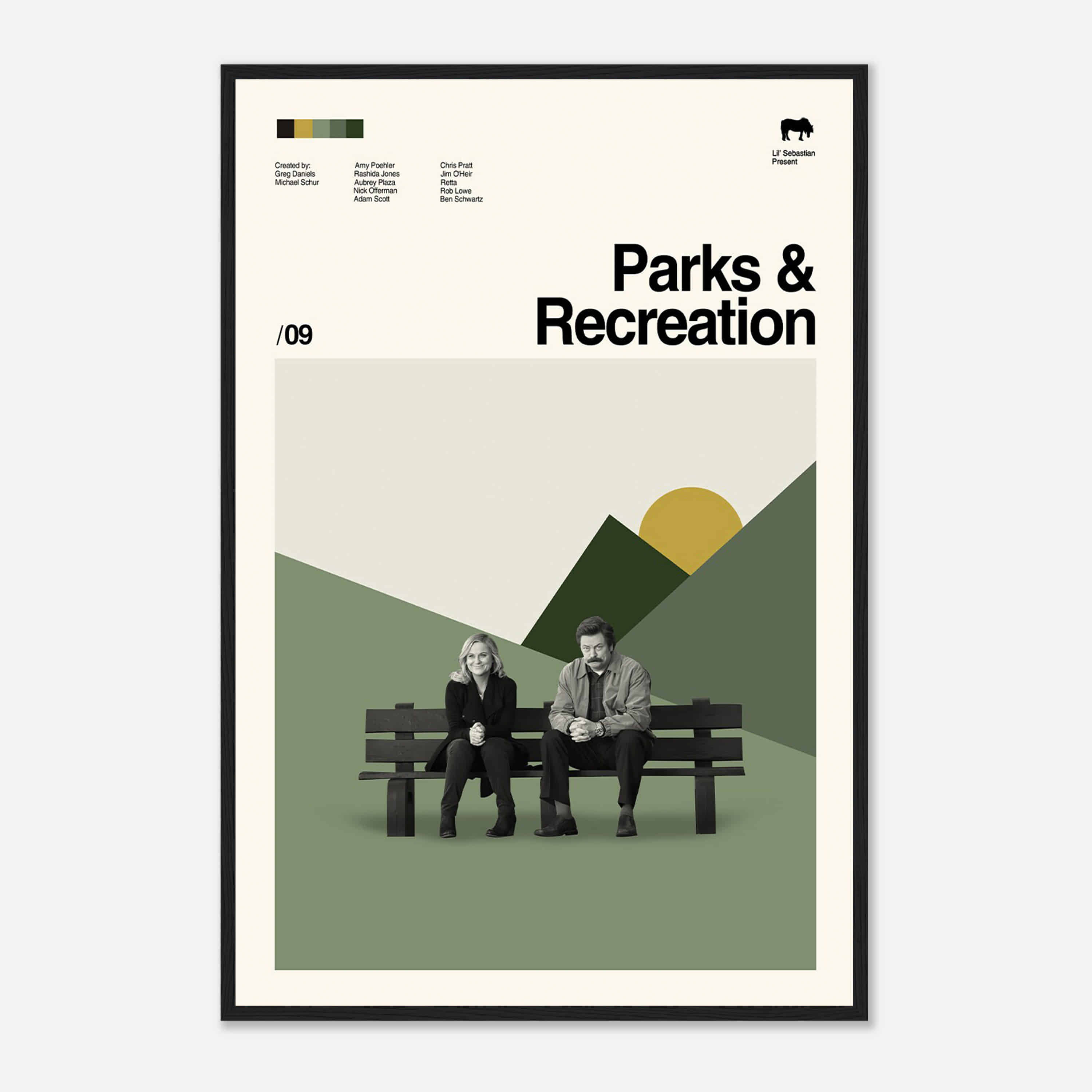 Parks & Rec Print, Parks and Recreation Retro, Custom Print - Citiesbox