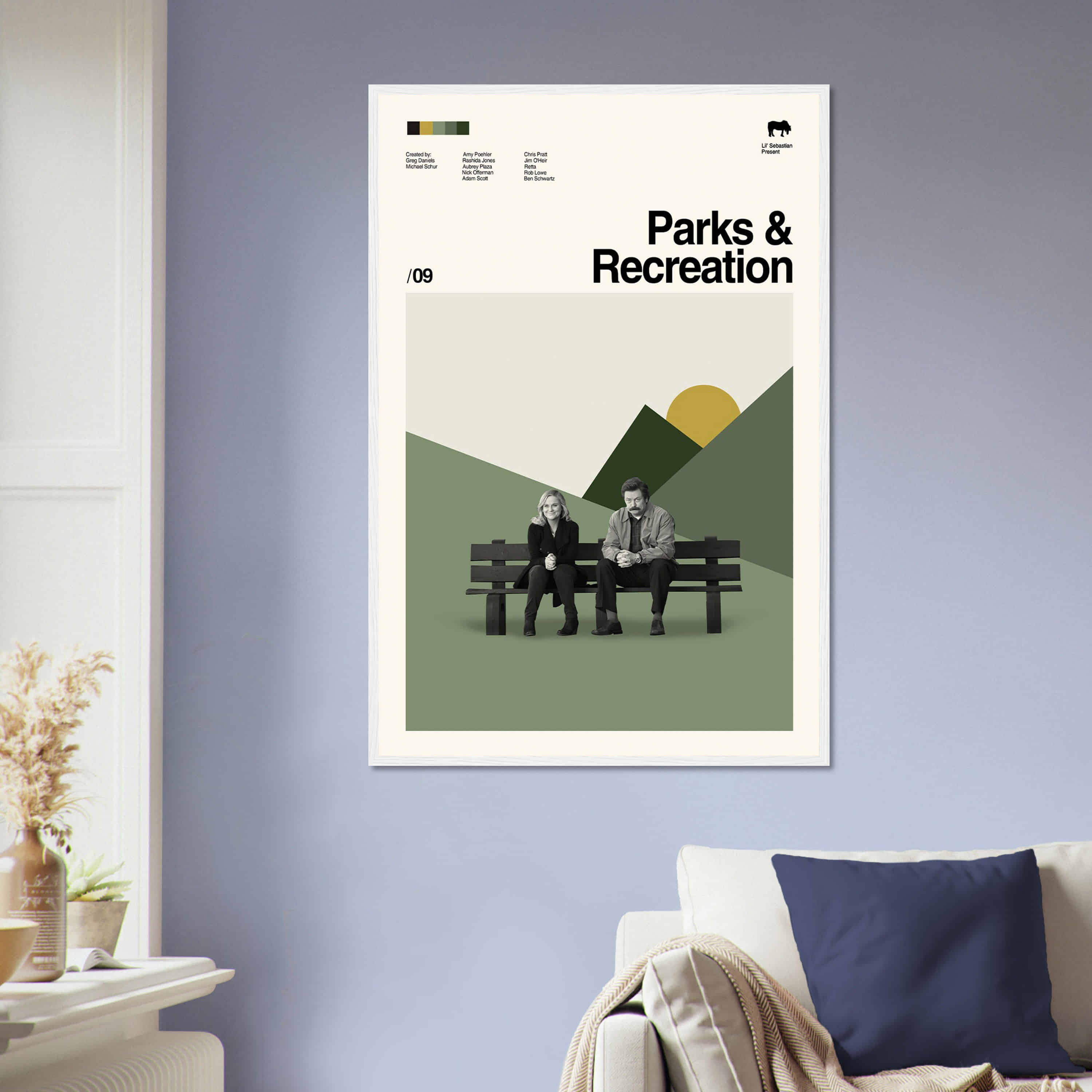 Parks & Rec Print, Parks and Recreation Retro, Custom Print - Citiesbox