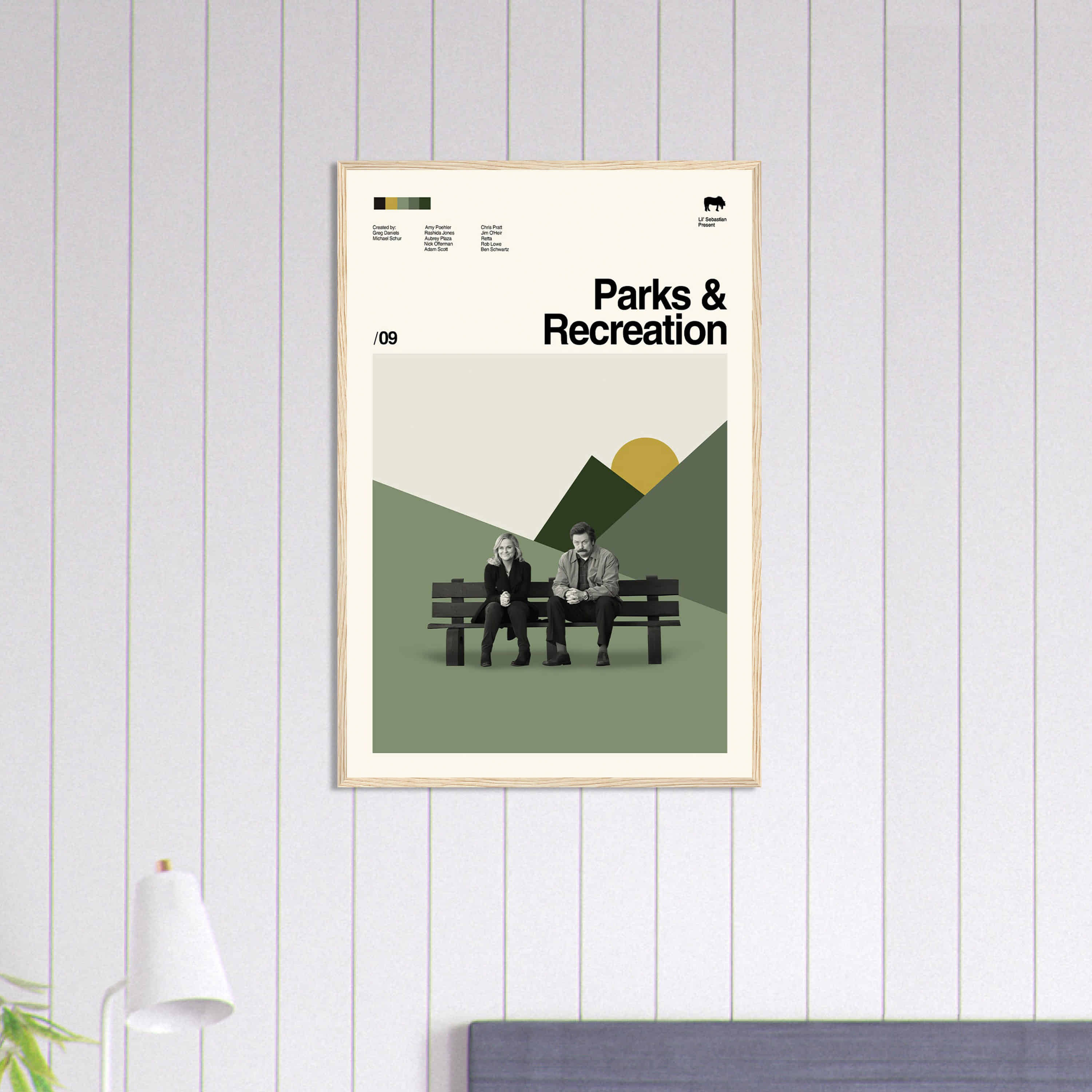 Parks & Rec Print, Parks and Recreation Retro, Custom Print - Citiesbox