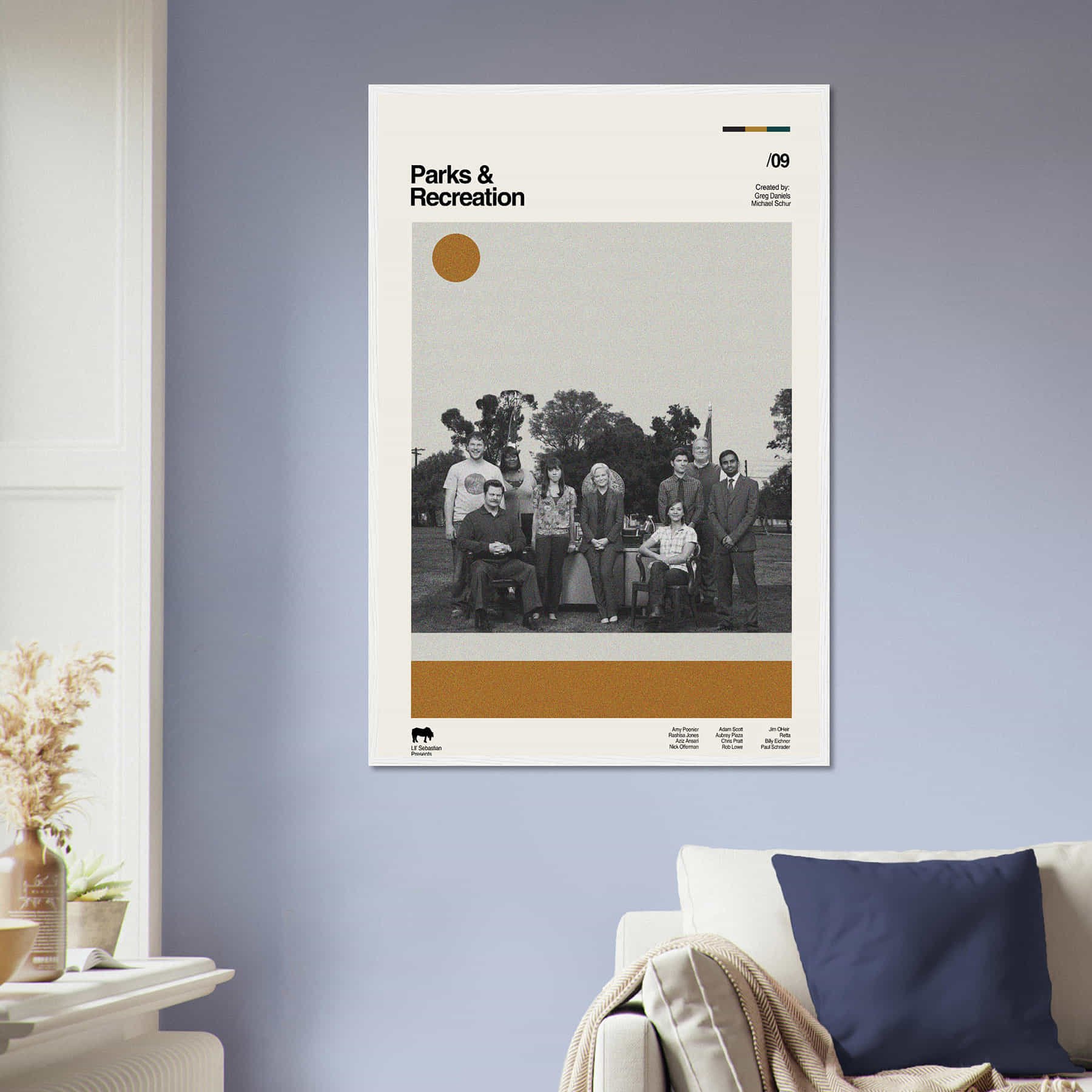 Parks & Recreation Poster, Minimalist Movie Poster, Retro Movie Poster ...