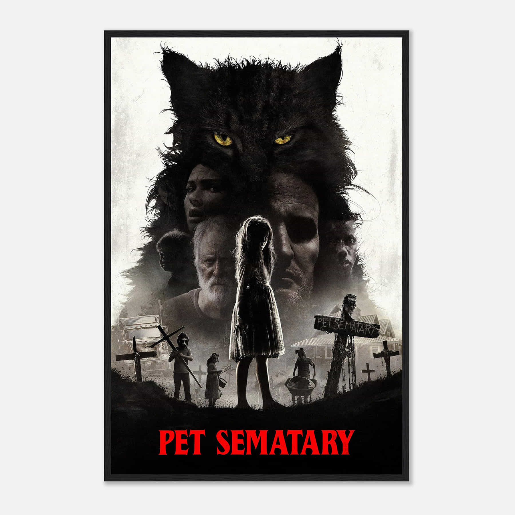 Pet Sematary Movie Poster, Pet Sematary Classic Horror Poster, Poster ...