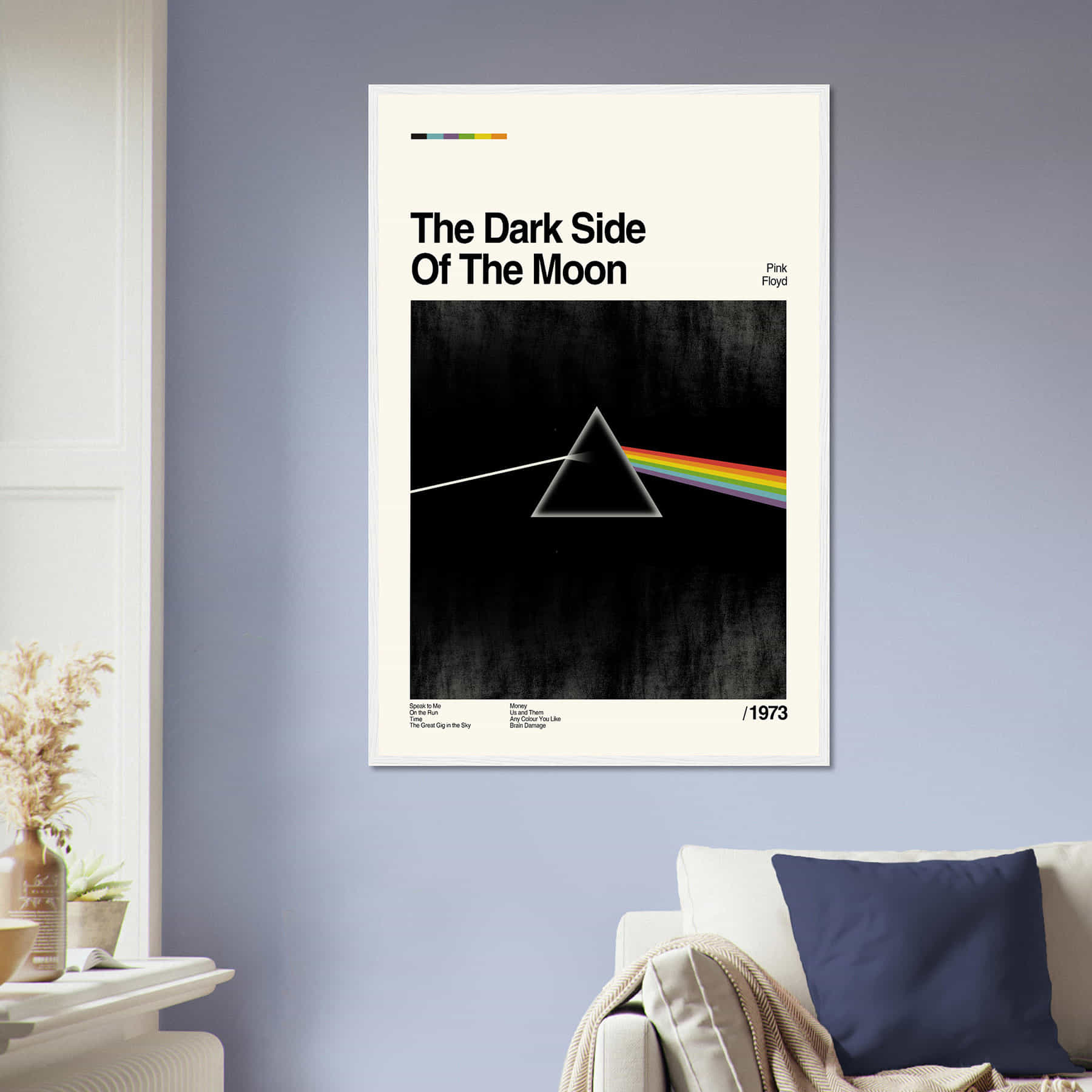 Pink Floyd, The Dark Side Of The Moon, Abstract Poster - Citiesbox