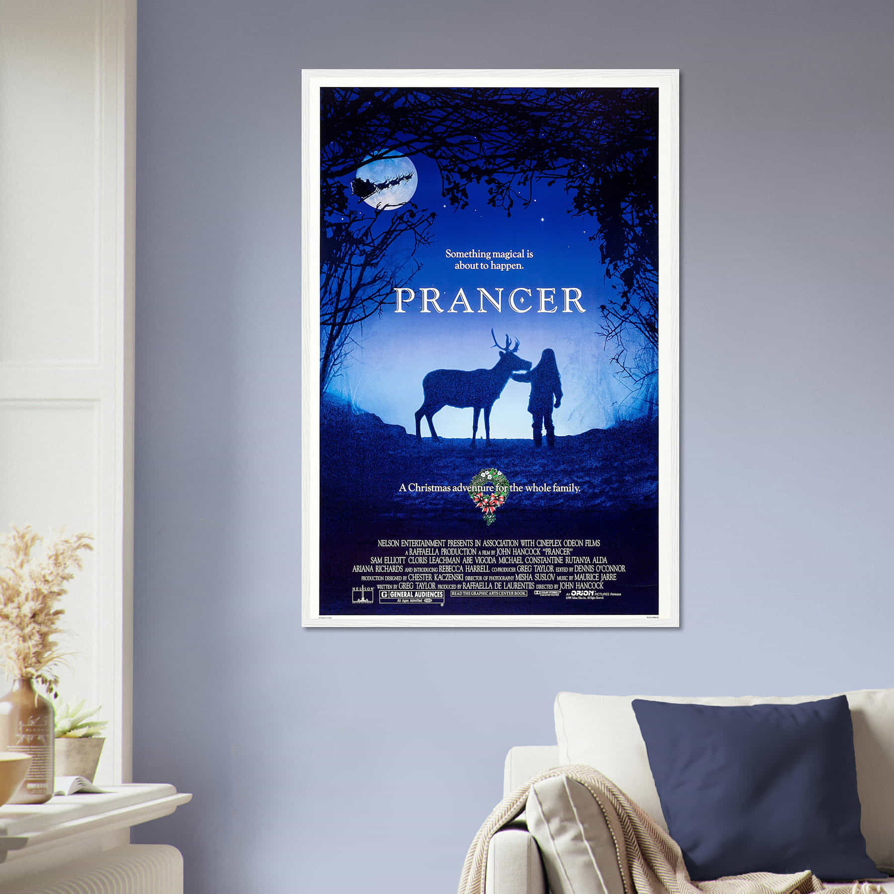 Prancer (1989) Movie Poster, Classic Movie Prancer Poster - Citiesbox