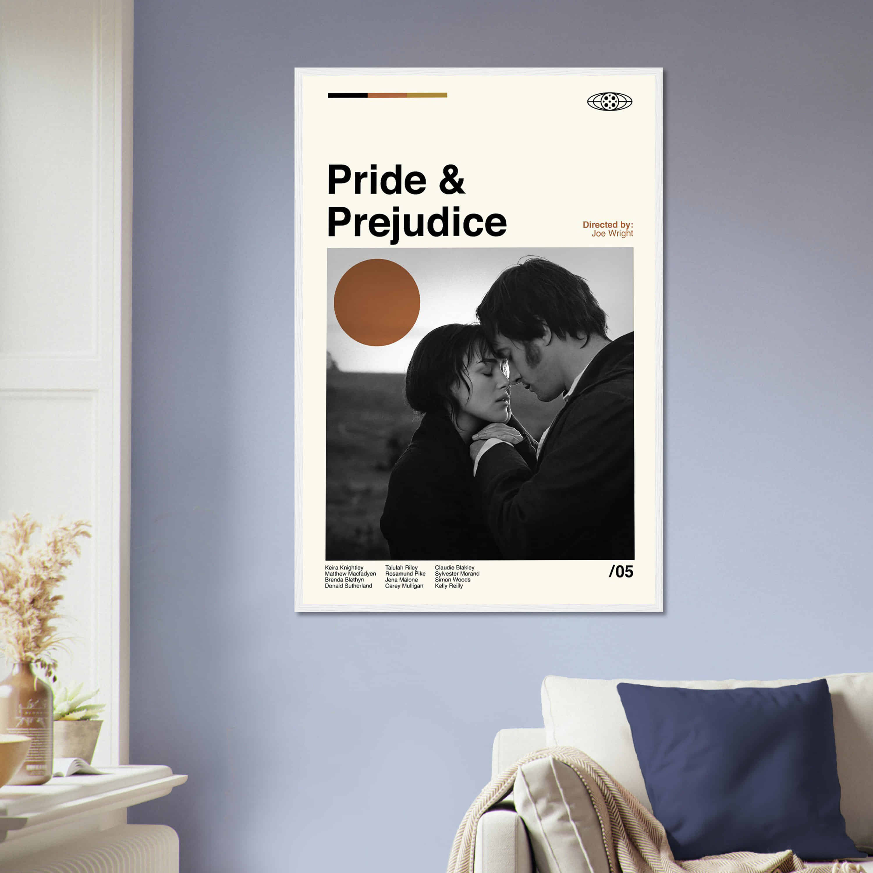 Pride and Prejudice Poster, Joe Wright, Mid Century Art - Citiesbox