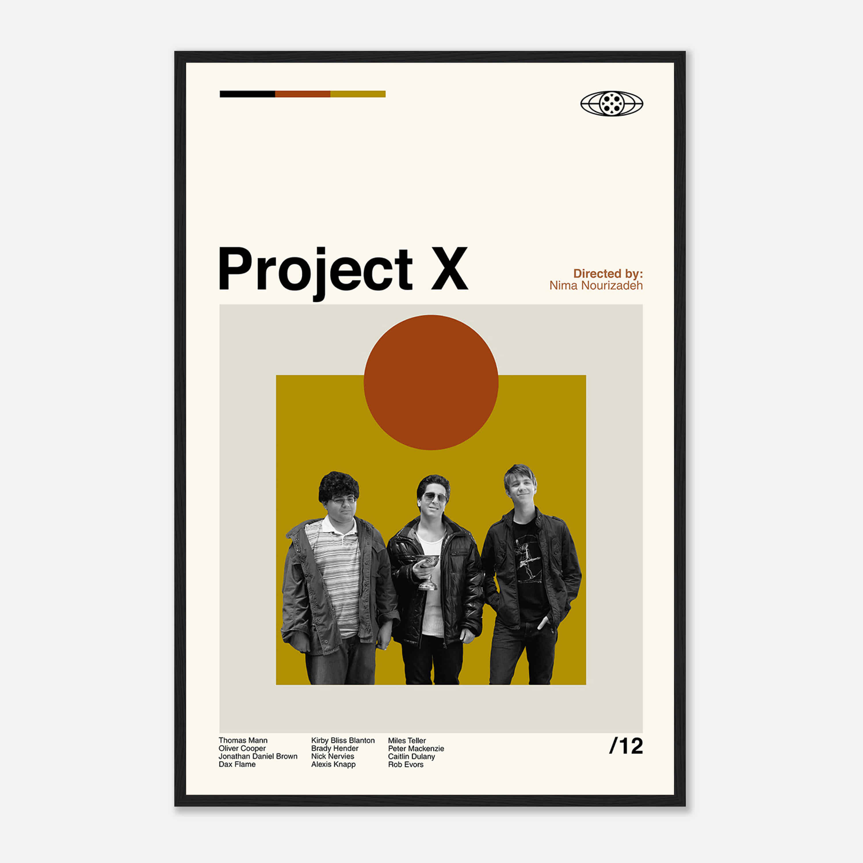 Project X Movie Poster, Project X Poster, Modern Art Print - Citiesbox