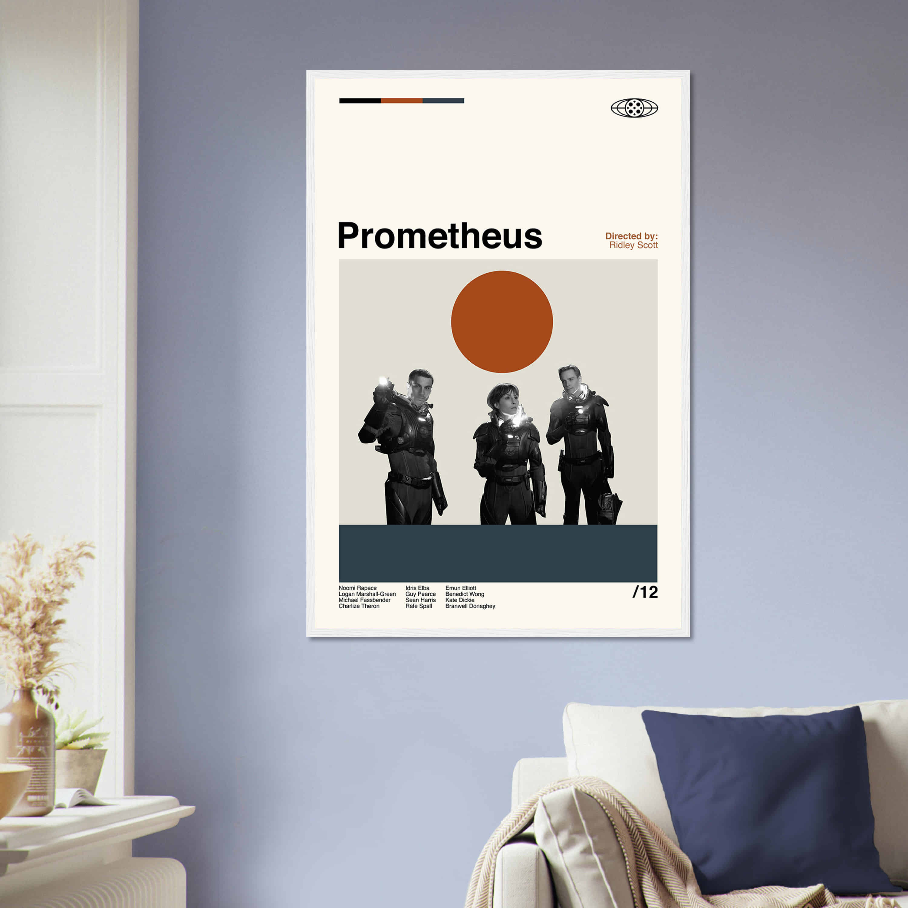 Prometheus Poster, Ridley Scott, Minimalist Movie Poster - Citiesbox Prometheus Poster, Ridley Scott, Minimalist Movie Poster - Citiesbox