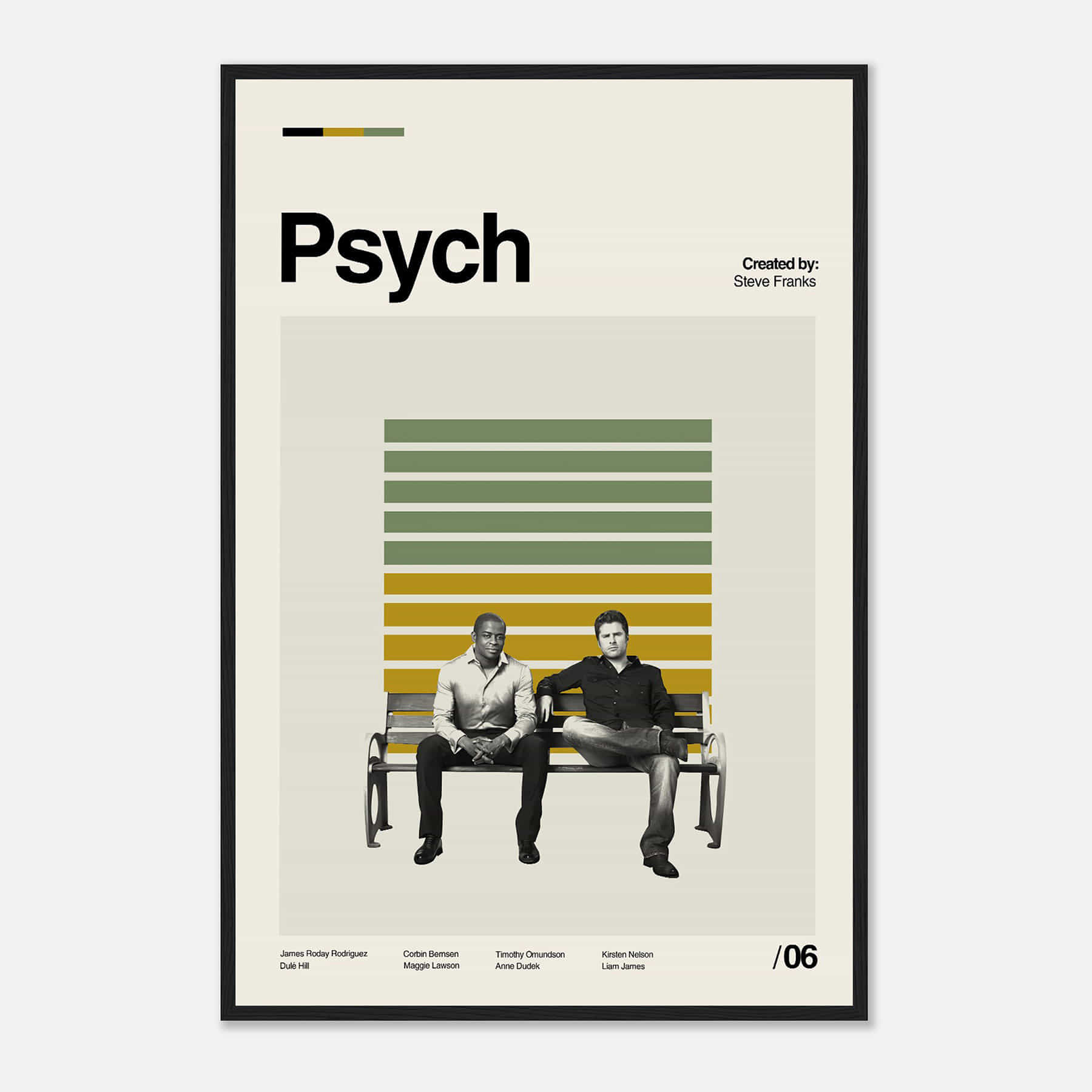 Psych Movie Poster, Psych Movie Print, Vintage Inspired - Citiesbox