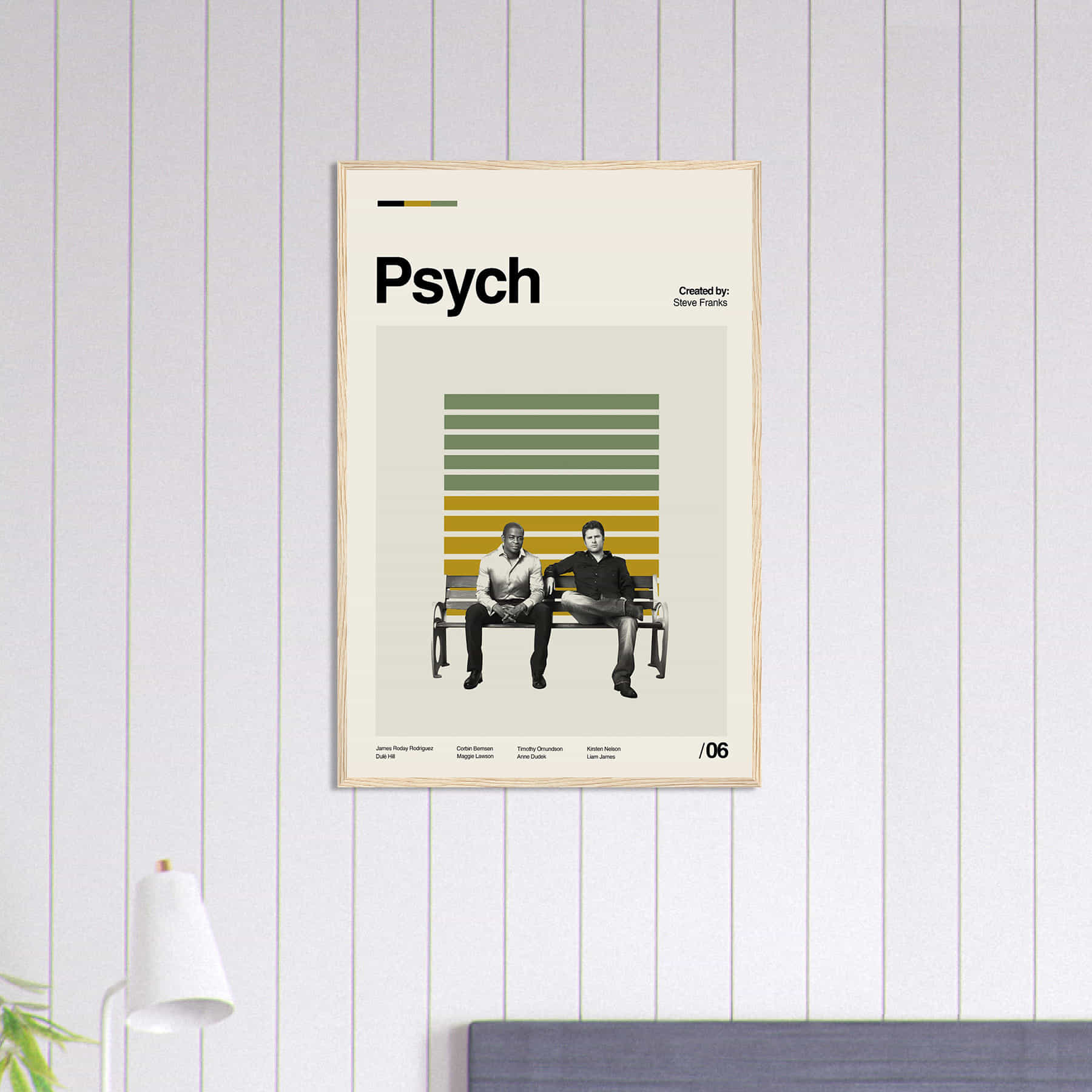 Psych Movie Poster, Psych Movie Print, Vintage Inspired - Citiesbox