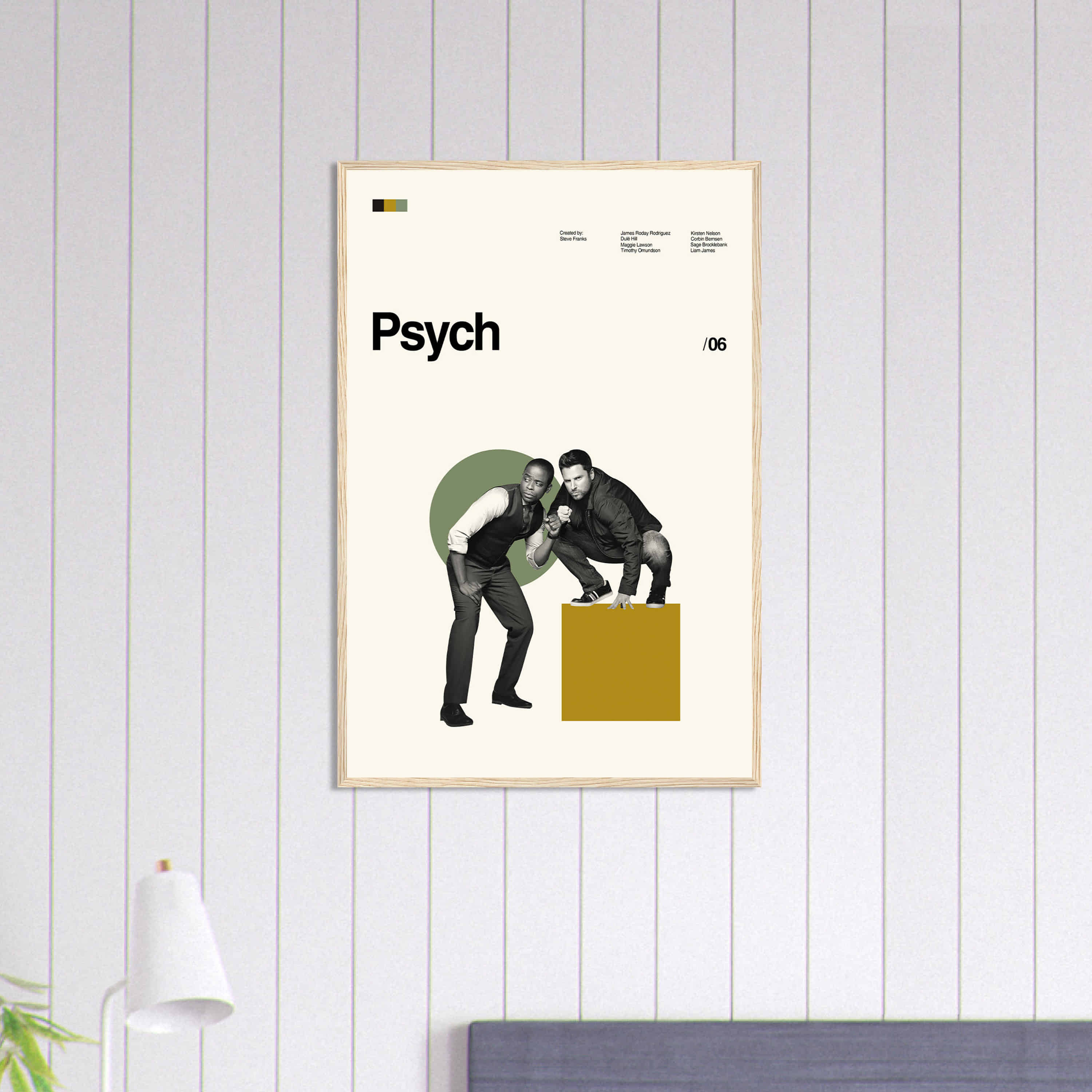 PSYCH Movie Poster, Psych Poster, Retro Movie Poster - Citiesbox