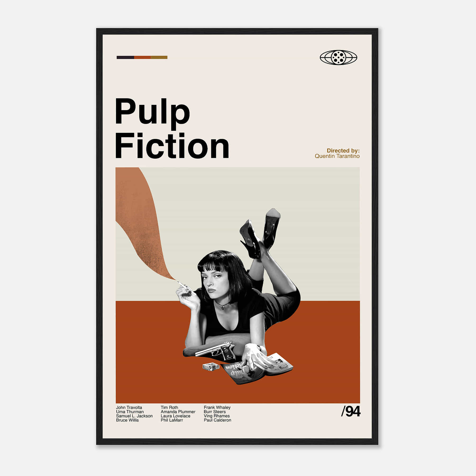Pulp Fiction Movie Poster, Pulp Fiction Print, Minimalist Poster ...