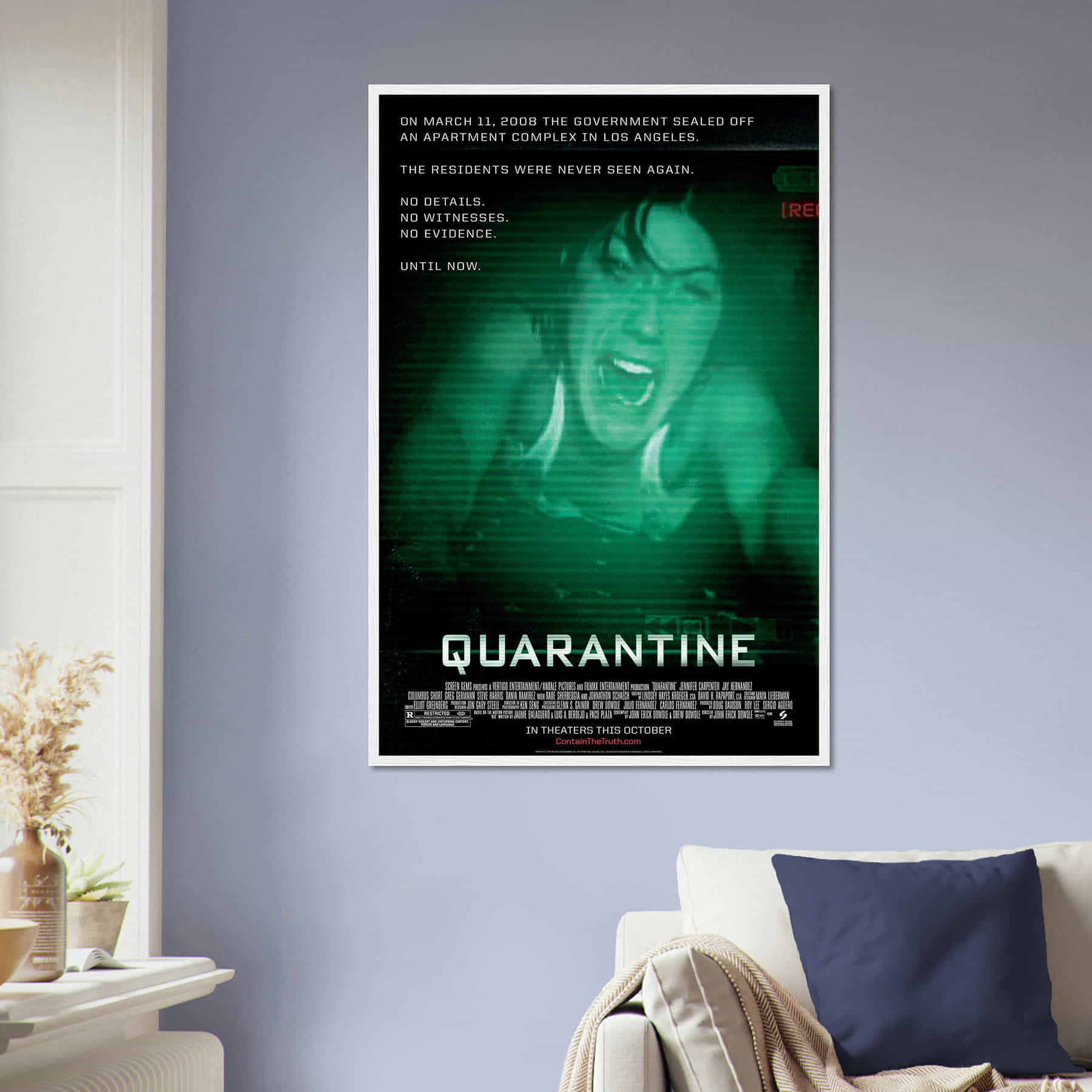 Quarantine Movie Poster, Quarantine (2008) Classic Vintage Movie Poster ...