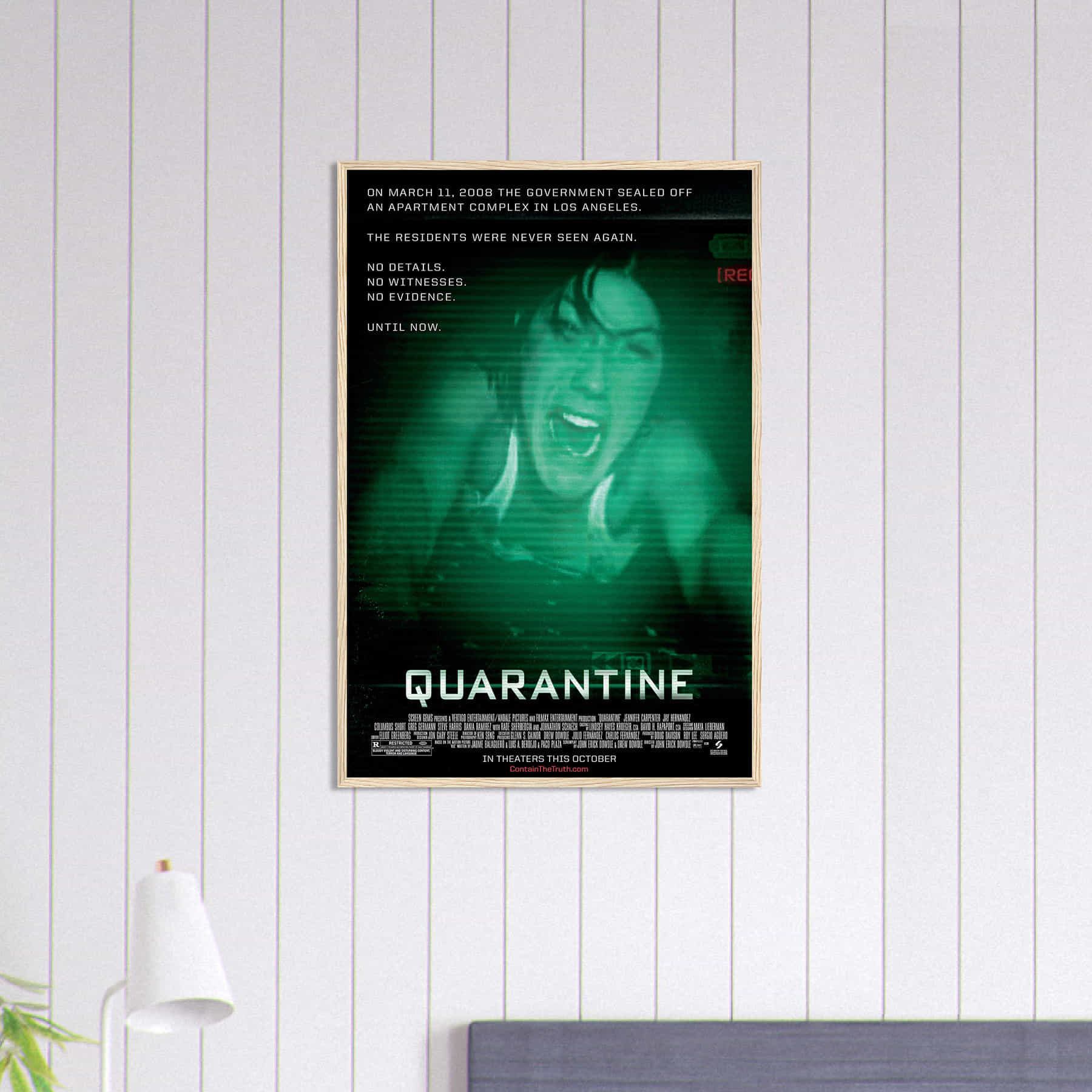 Quarantine Movie Poster, Quarantine (2008) Classic Vintage Movie Poster ...